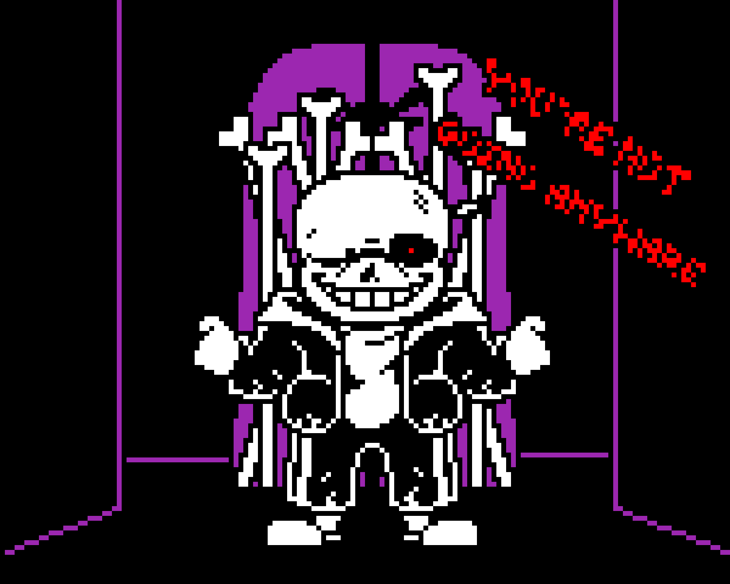 Pixilart - Dusttale ruins encouter by space-pun