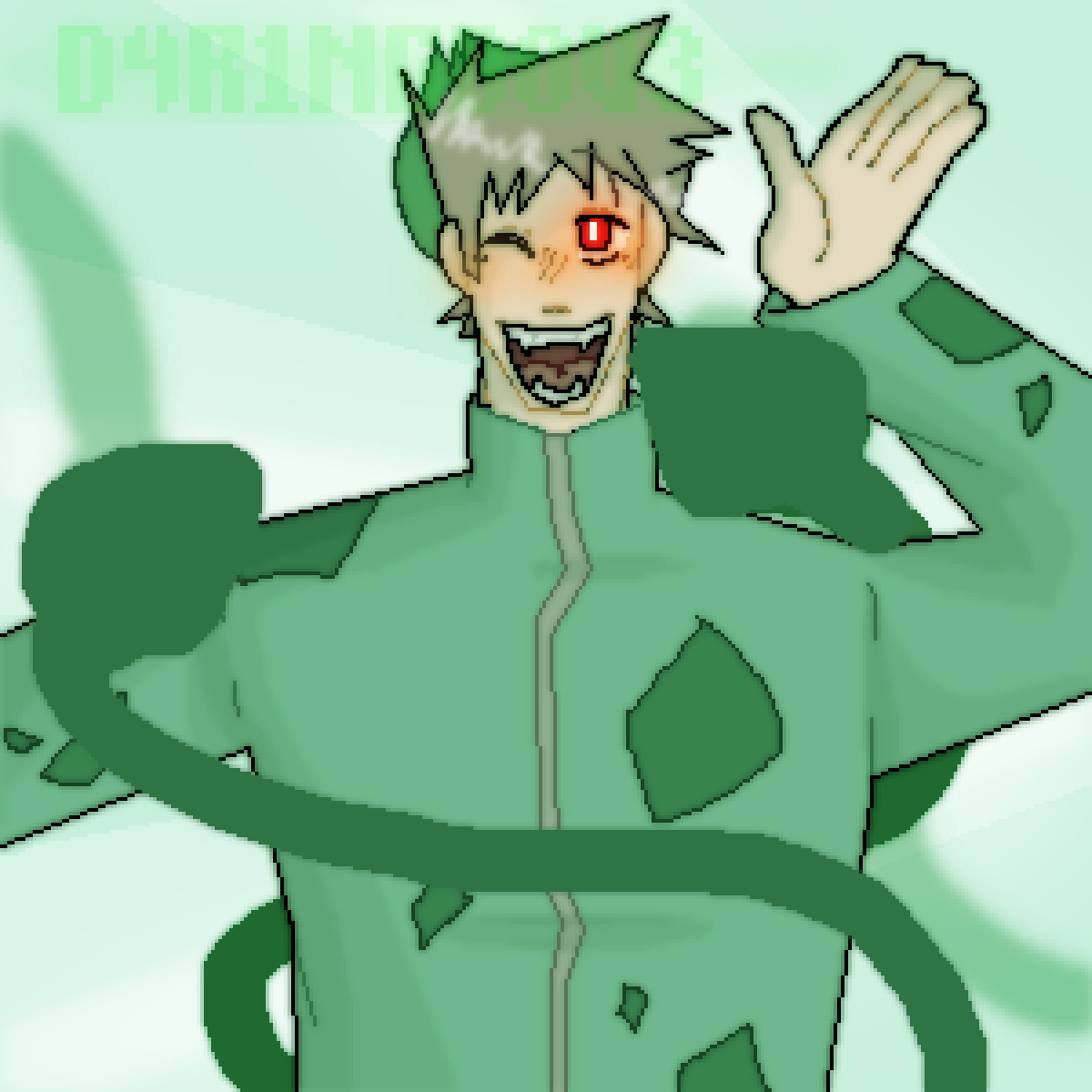Pixilart - Human Bulbasaur by D4R1NGD0V3