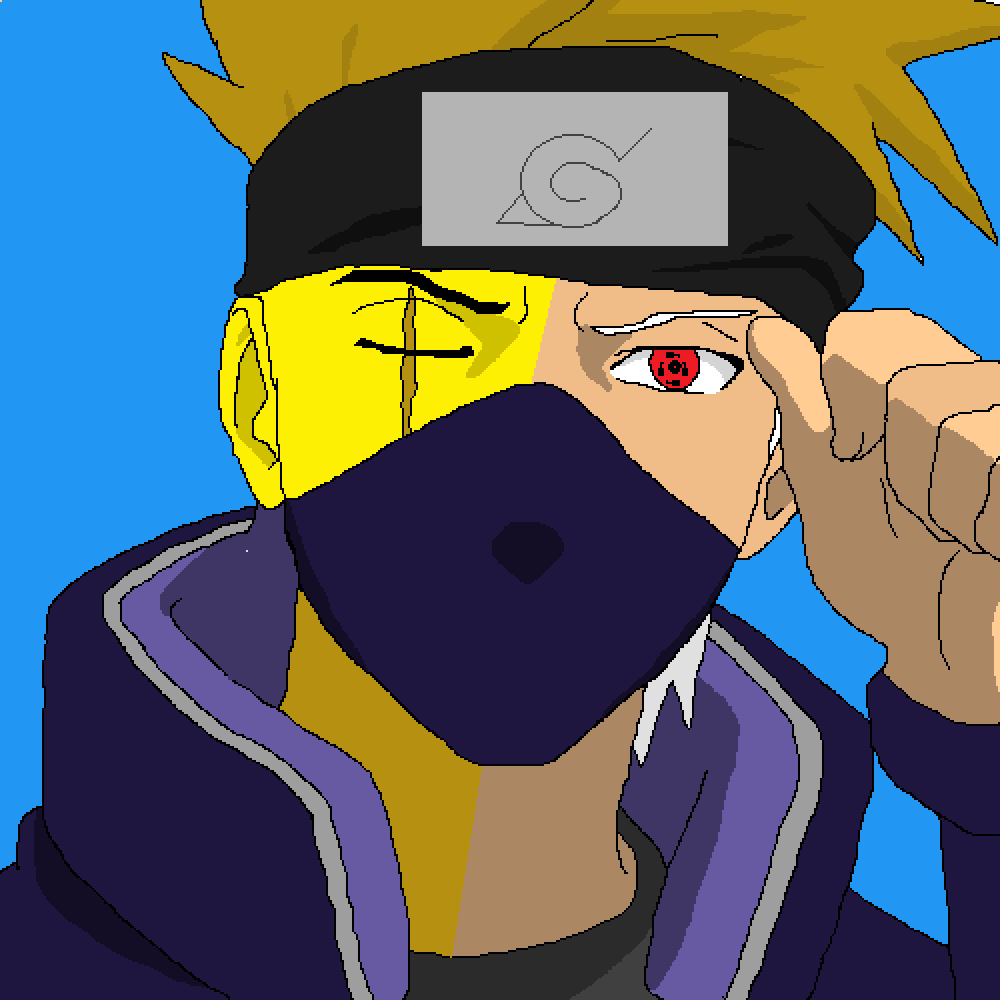 Pixilart - Kakashi Satoru as my OC by drip-boss