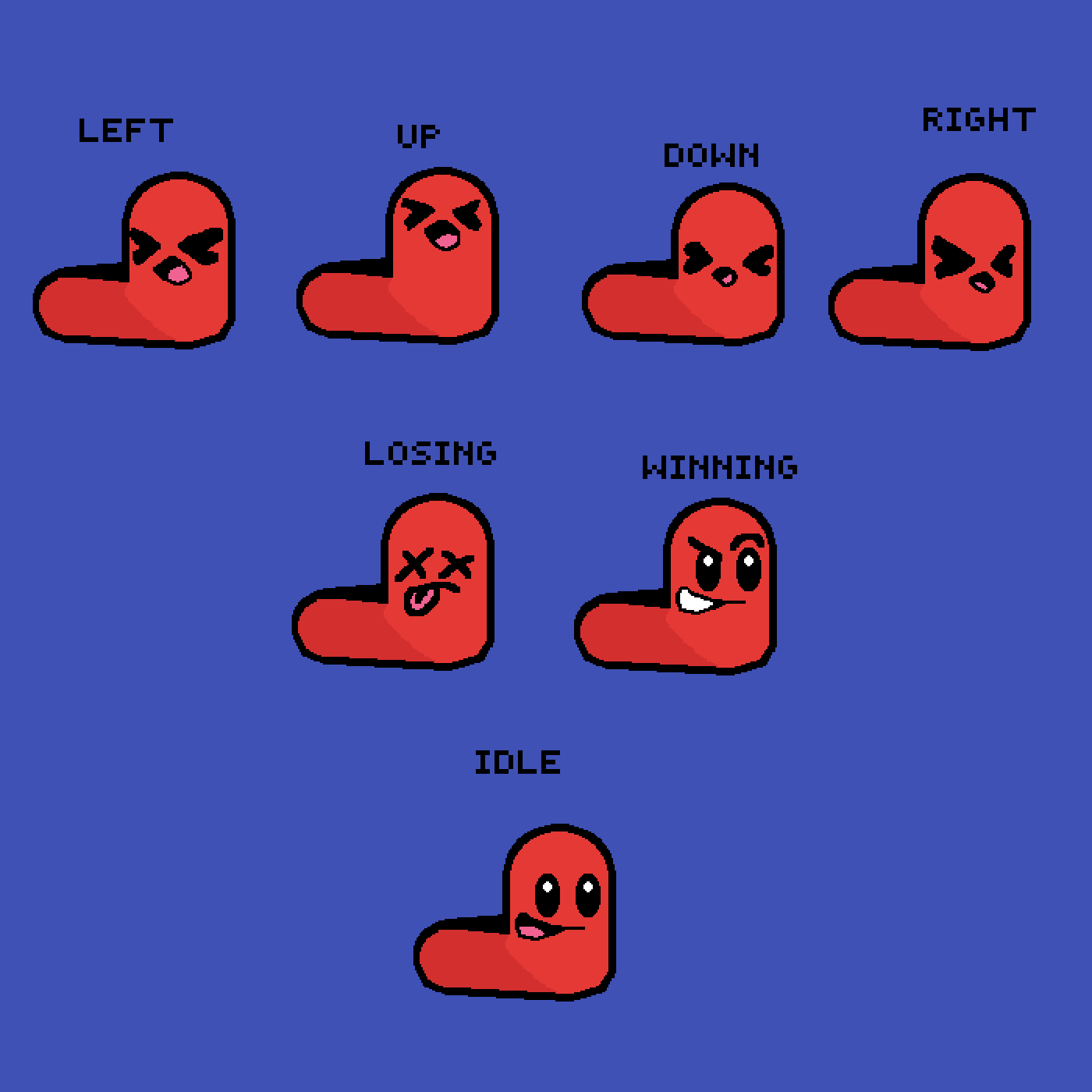 Pixilart - Complete Sprite Sheet of Worm™© by EclipseDrawz