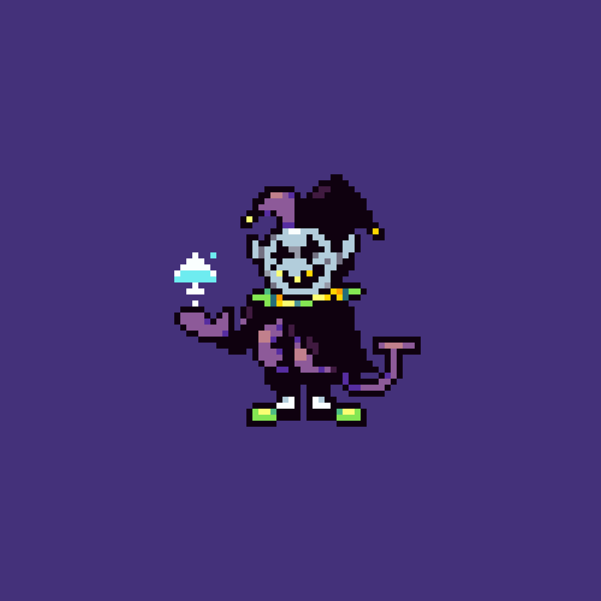 Pixilart - Jevil resprite by Lavakitty26