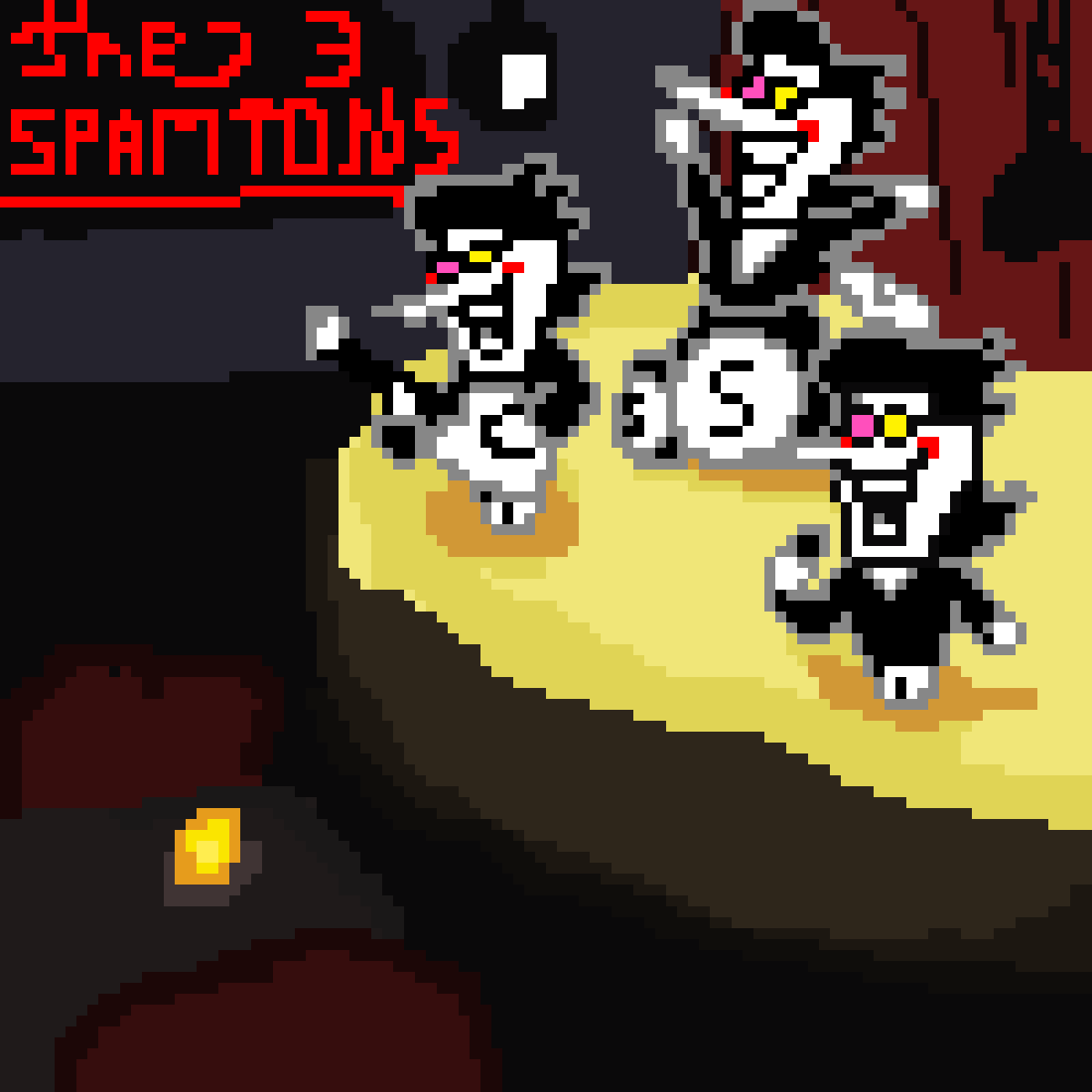 Pixilart - THE 3 SPAMTONS by ManOfPipis1997
