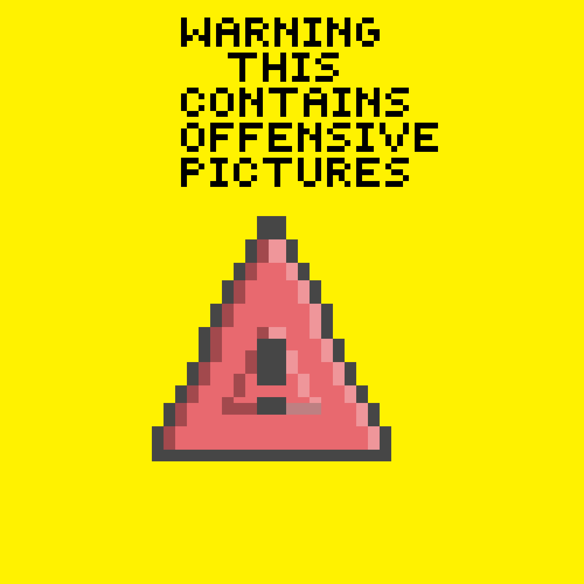 Pixilart - warning by DragonKurt