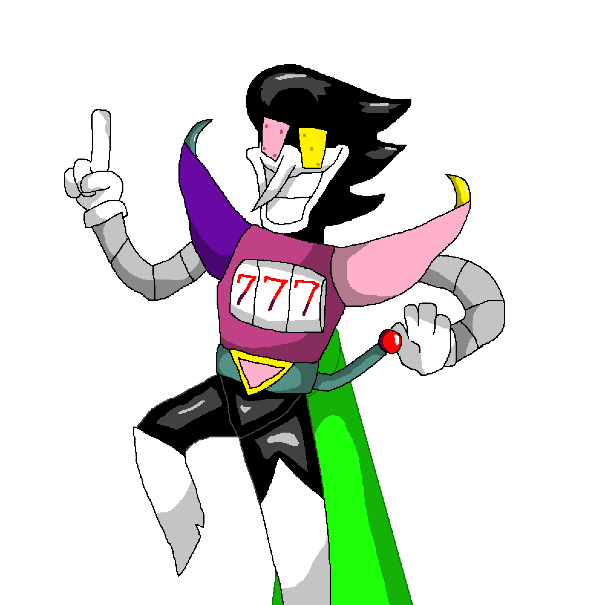 Pixilart - Deltarune: Chapter Dewritten - Scamton by Staticstellar