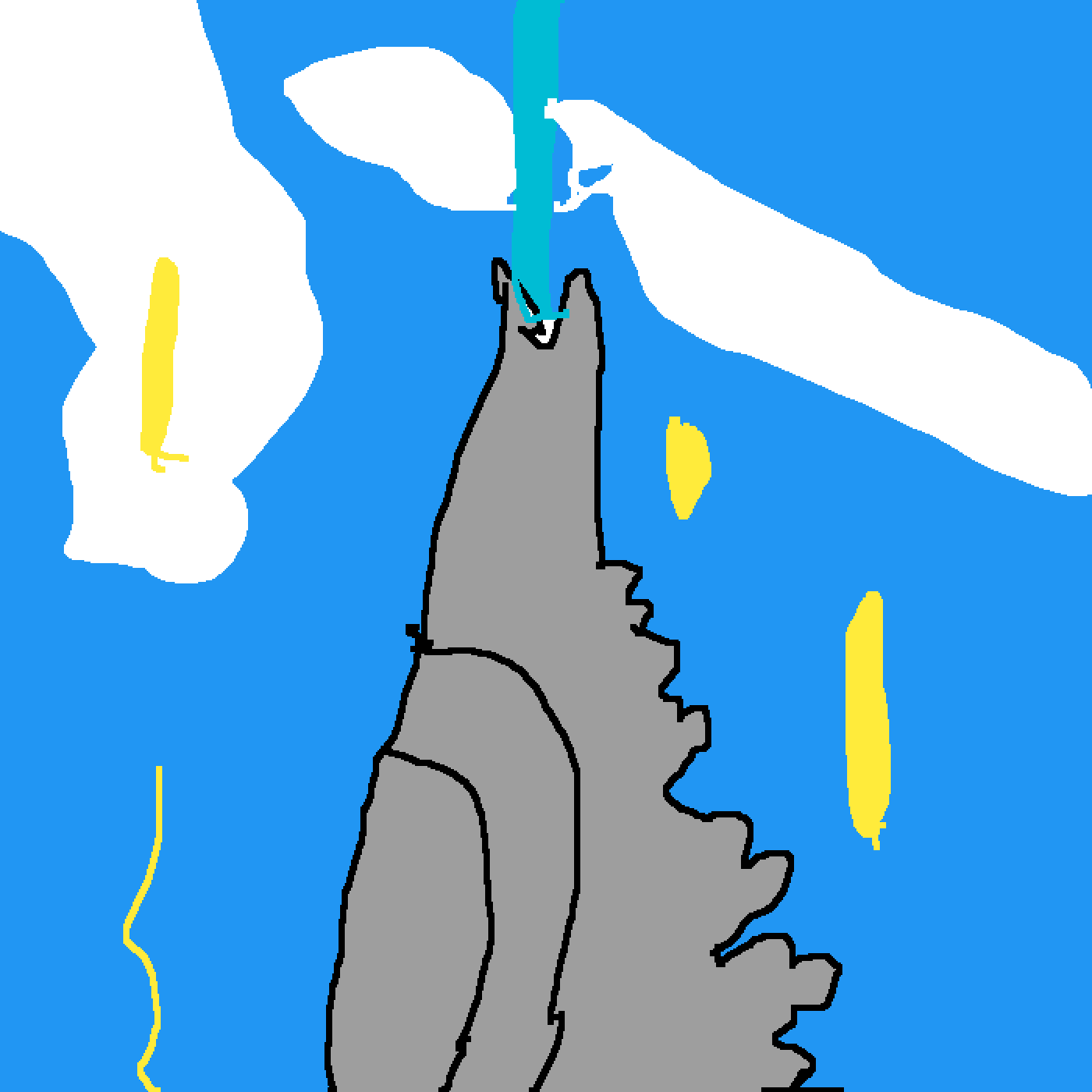 Pixilart - godzilla by am-leaving