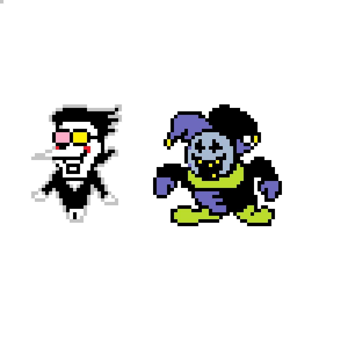 Pixilart - Jevil boss idle by ManOfPipis1997