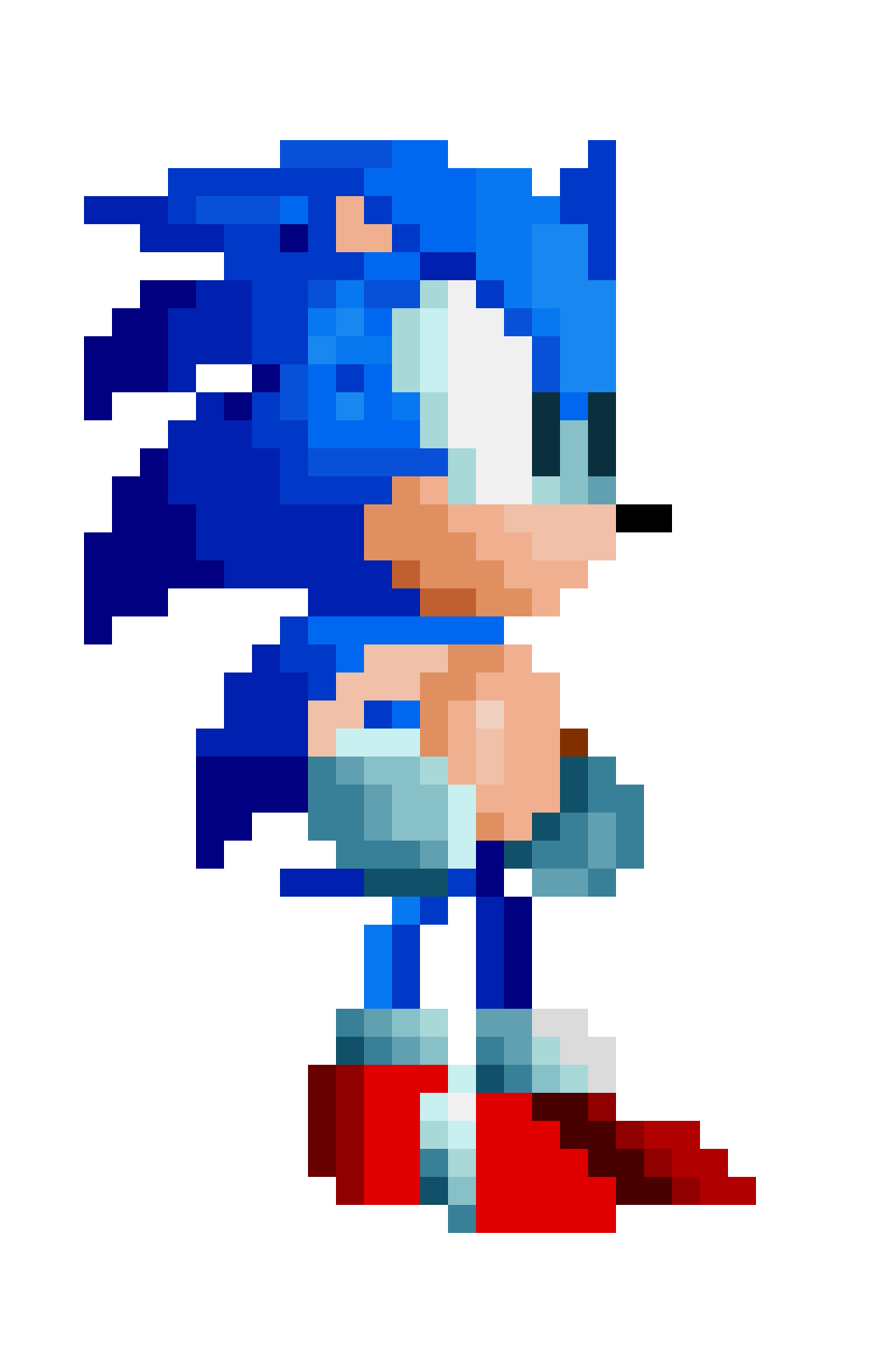 Pixilart - Classic Sonic Sprite by SpeedyAnimator