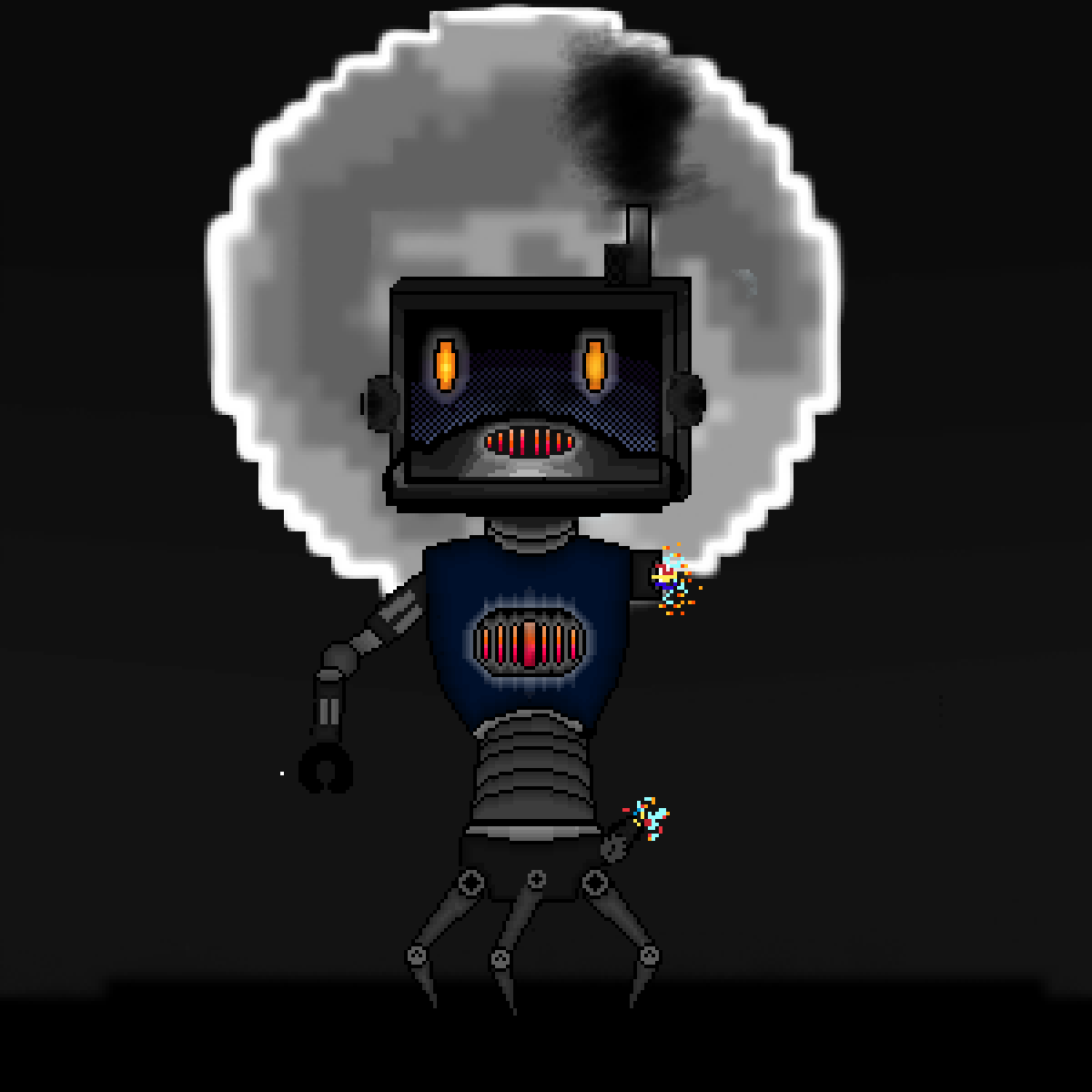 Pixilart - rogue robot by AI660