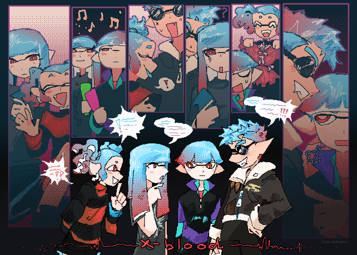 Pixilart - x-blood by haveenaro