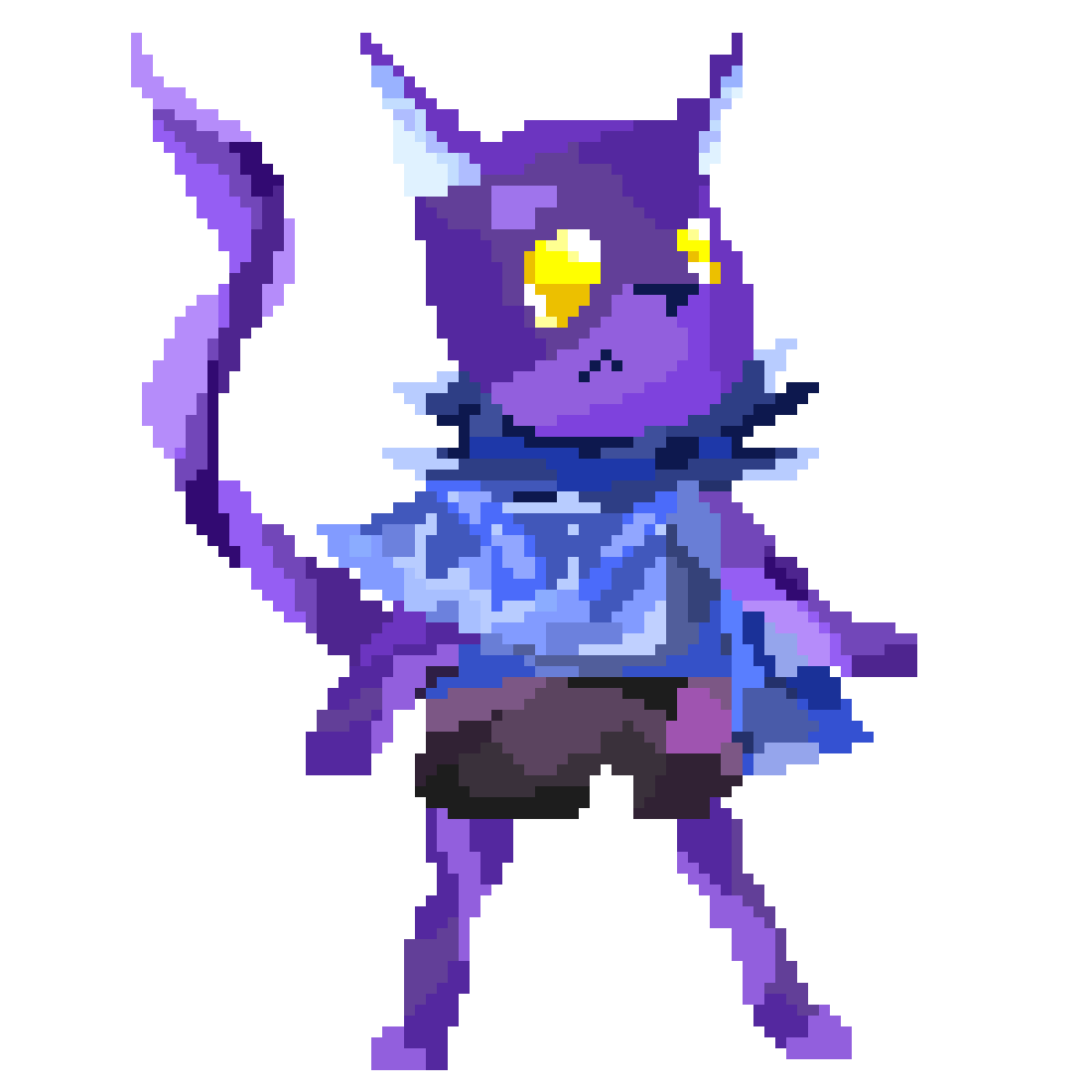 Pixilart - violet (cat form) by DR4ZVFBM6aBXglK