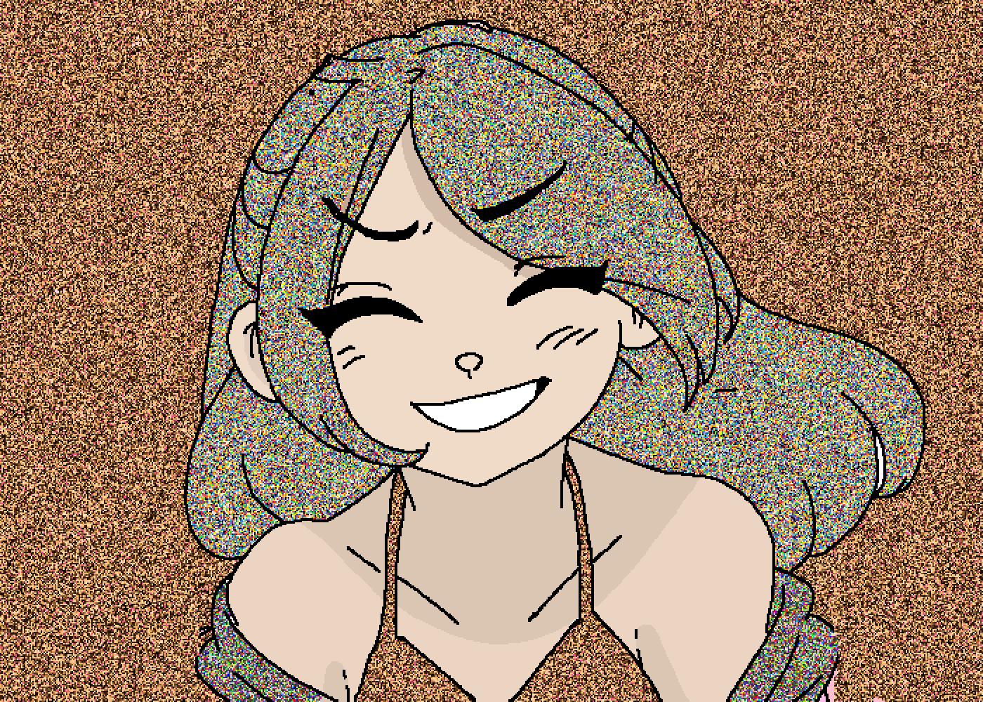 Pixilart - rainbow UwU girl by KuromiLover441