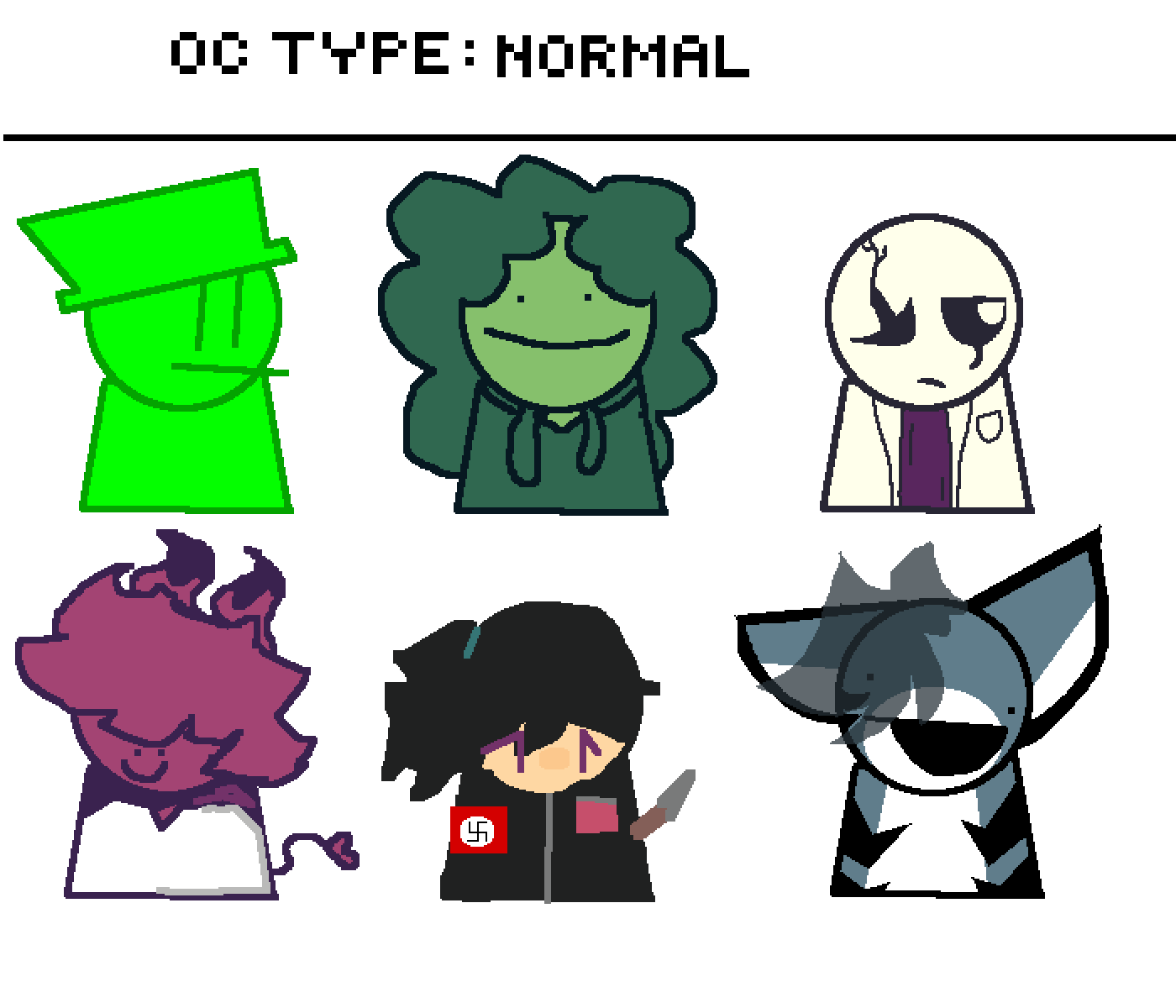 Pixilart - OC types by BIRDSareCUTElol
