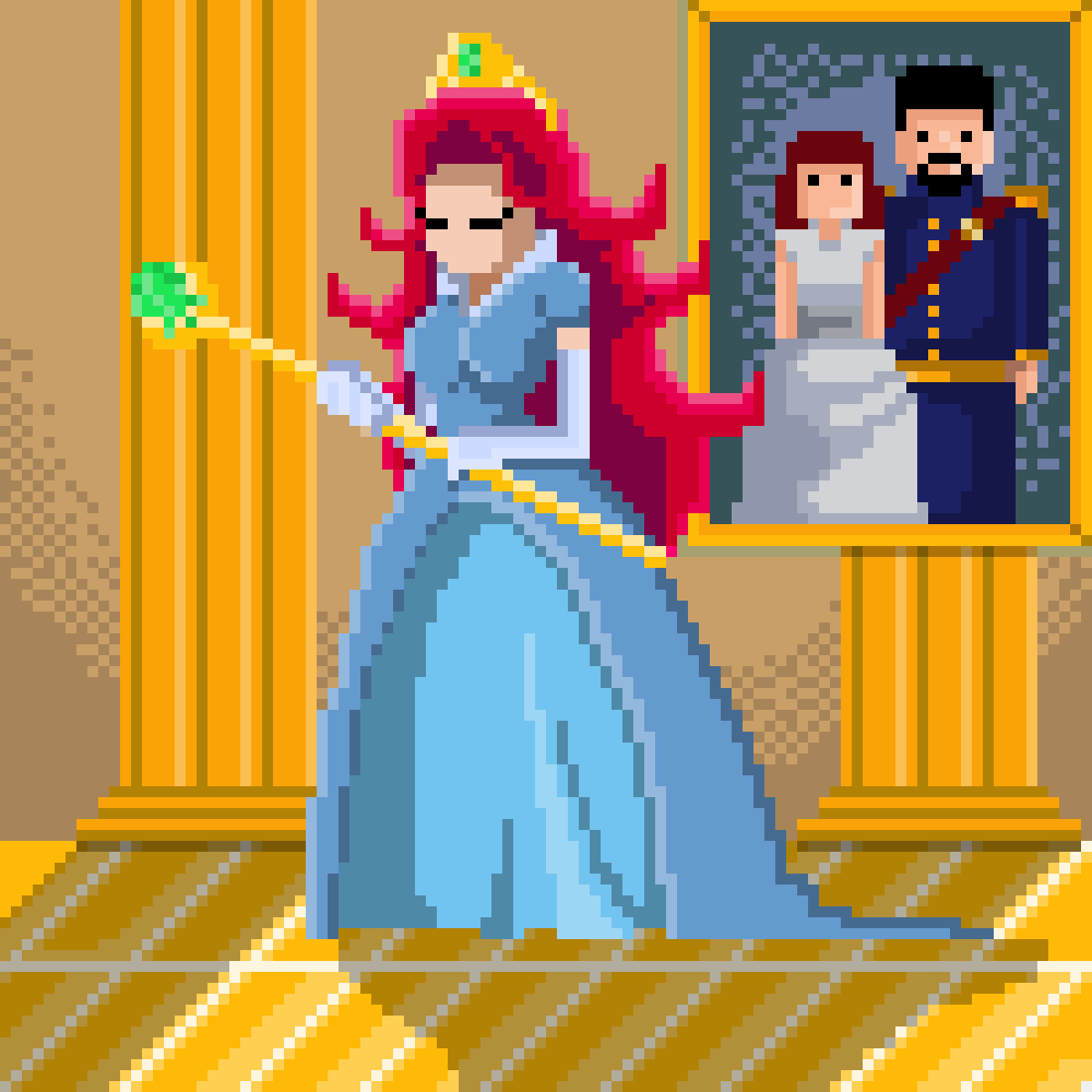 Pixilart - queen by kirakarinio