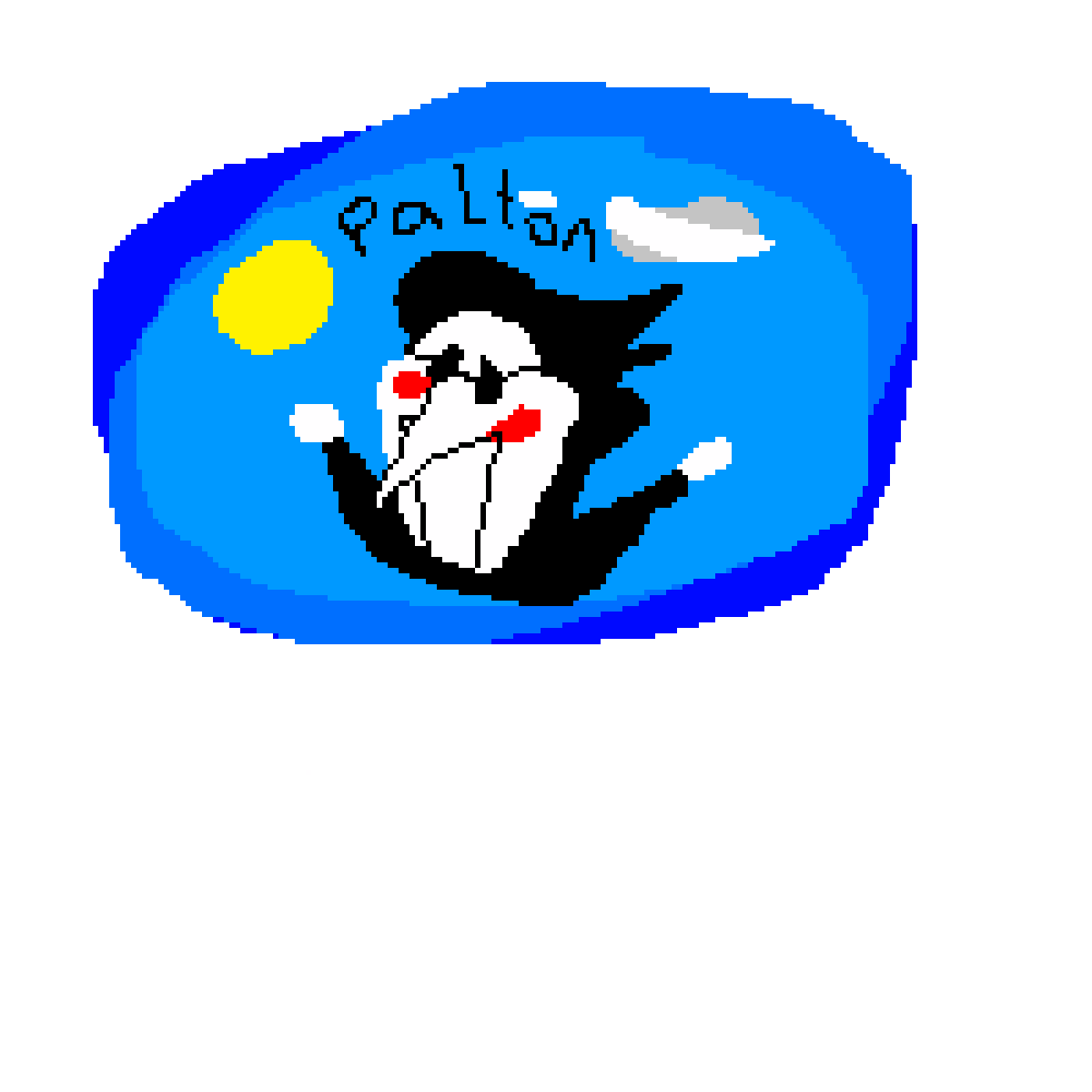 Pixilart - (updated) Paleos boss title card by ManOfPipis1997