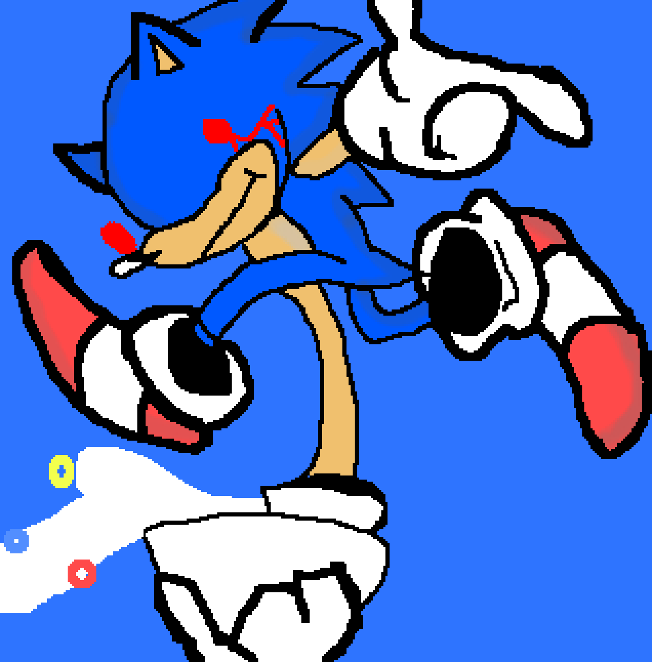Pixilart - Sunky doin the sonic adventure 2 pose by Dan-man3