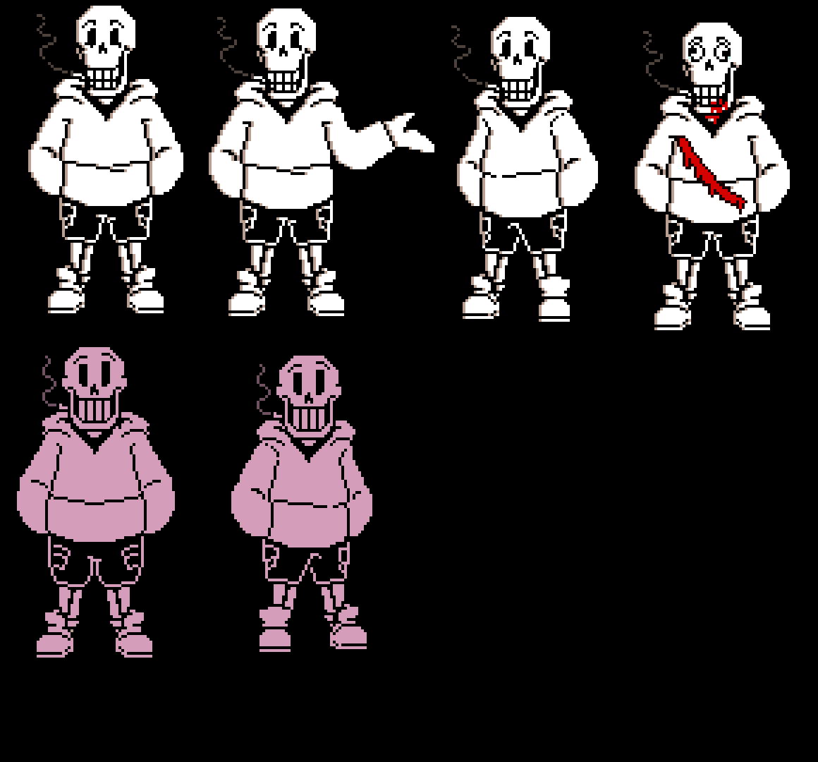 Pixilart - uNDERSWAP papyrus base(s) by C0nstellations