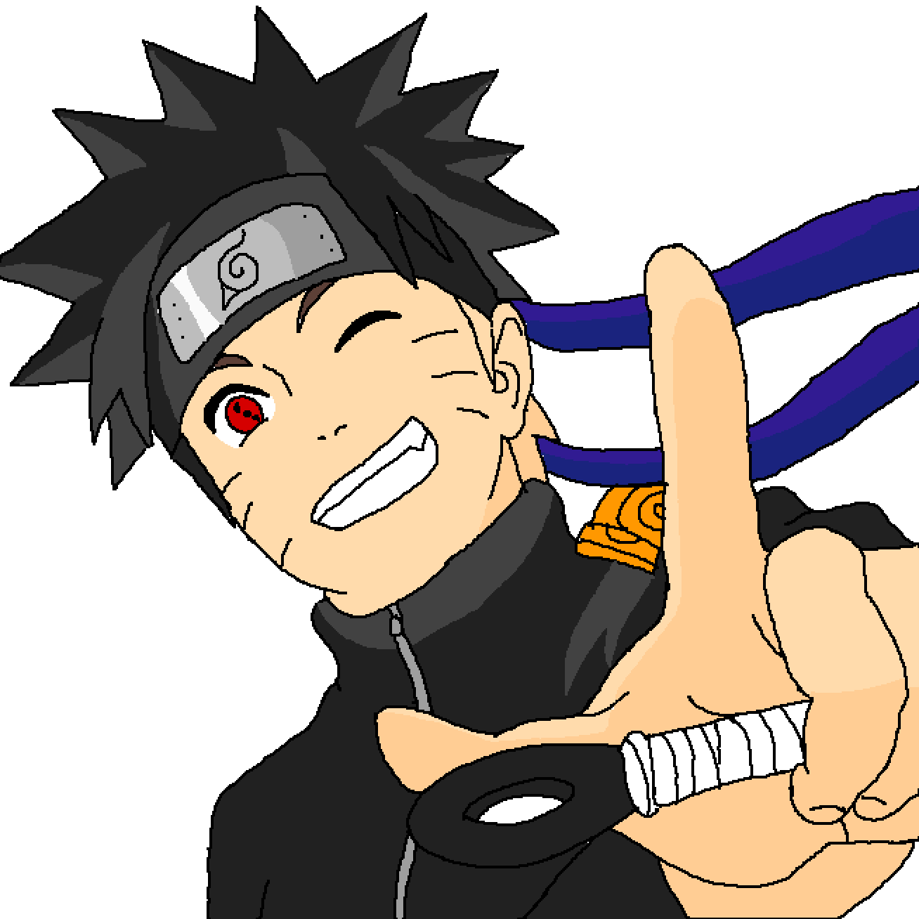 Pixilart - Naruto uchiha Base by Empire-of-god