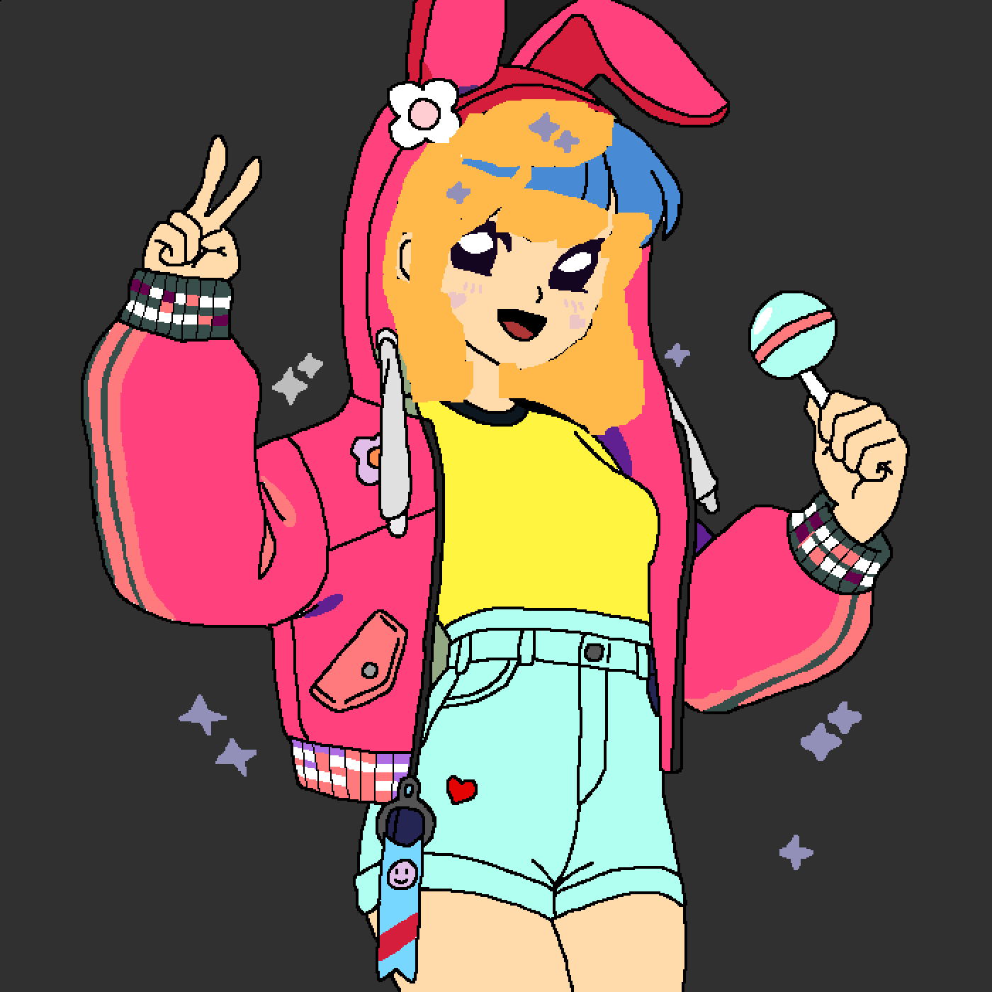 Pixilart - bunny yo girl by happy-yo-22