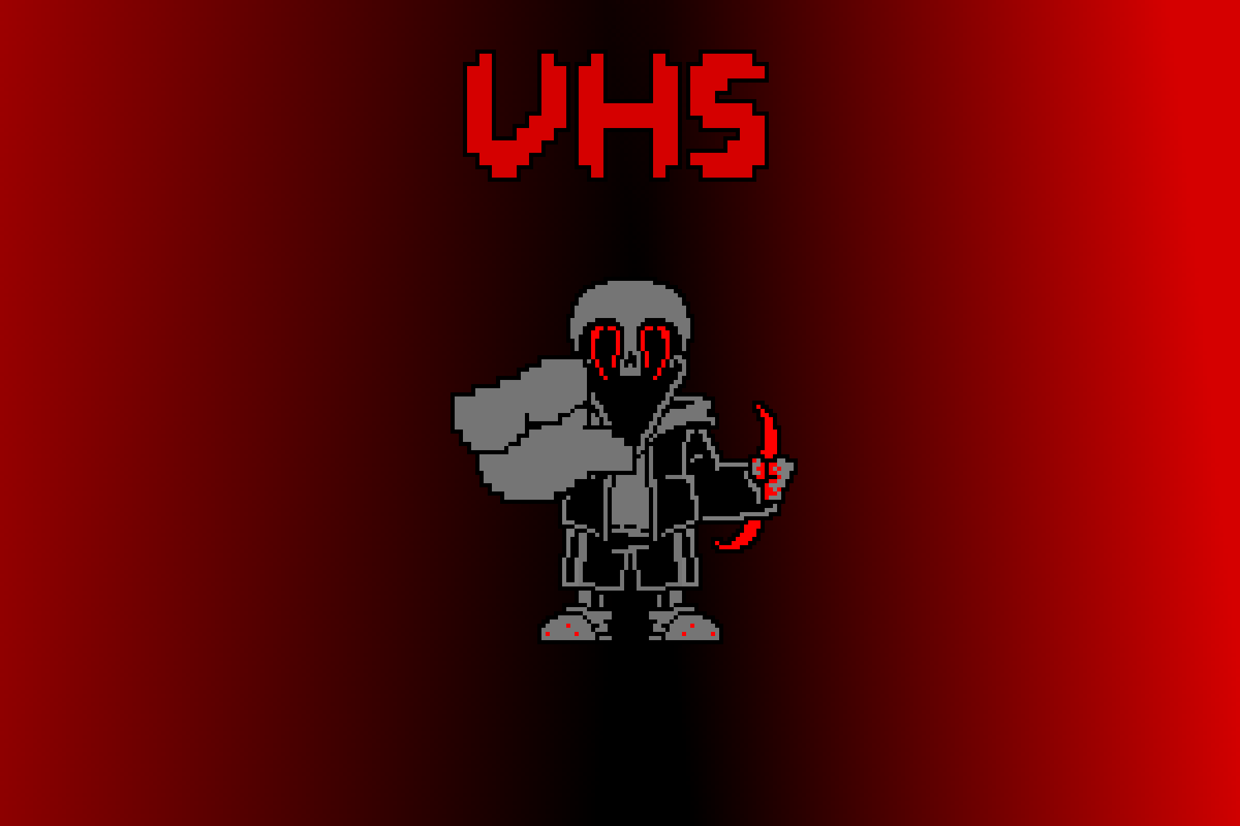 Pixilart - NEW VHS SANS by theone-XENO