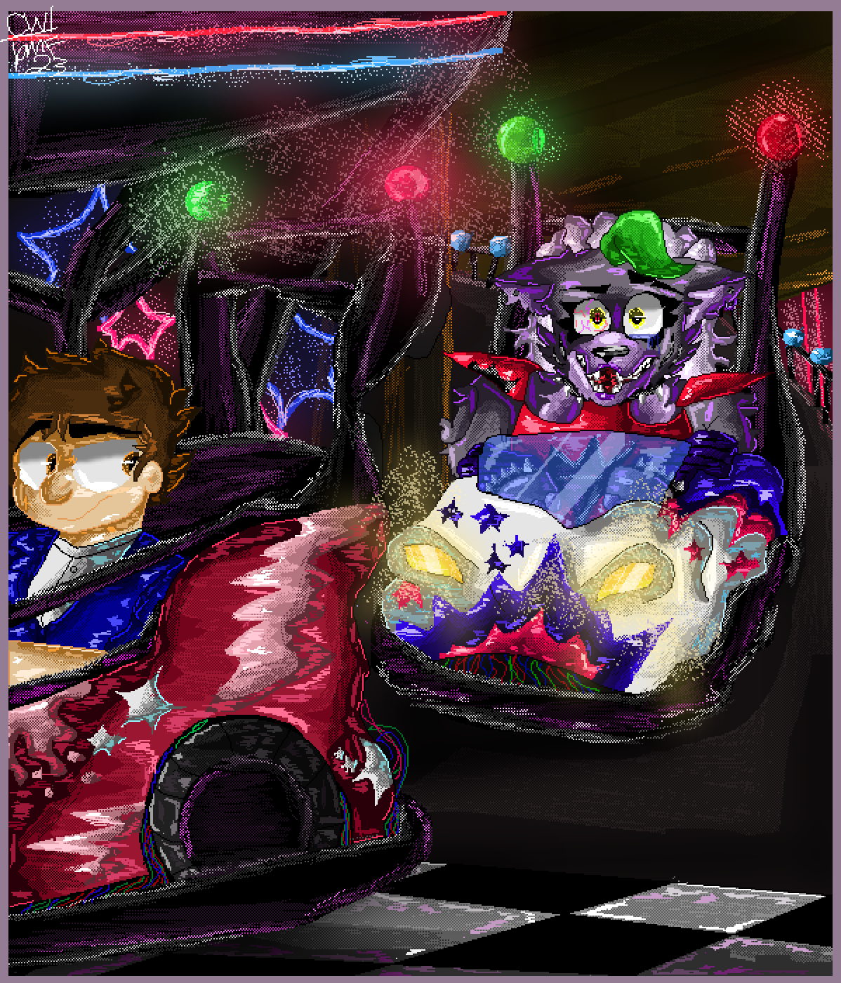 Pixilart - roxy raceway mission by Crystalwater1