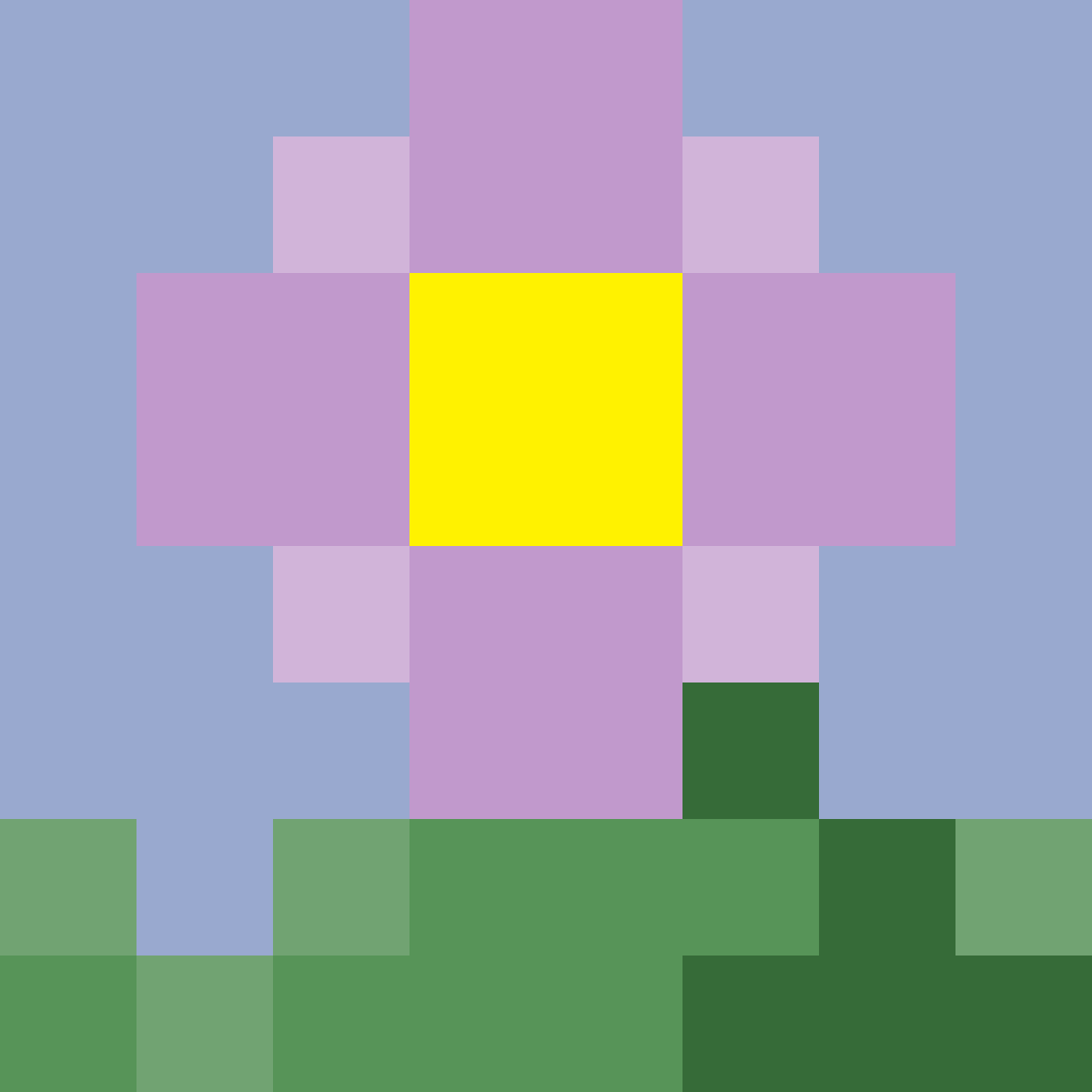Pixilart - flower pixel 8x8 by selmadhoun
