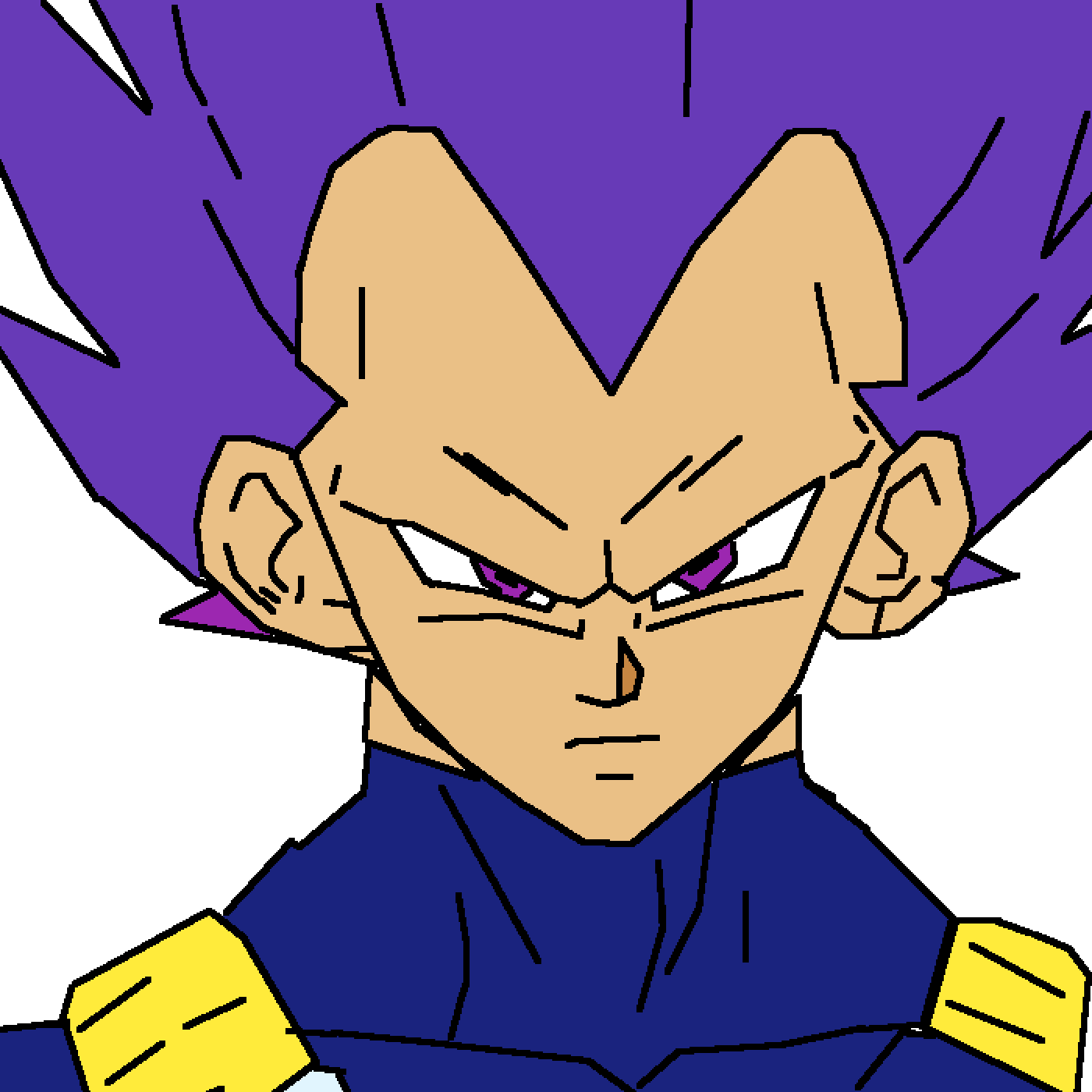Pixilart - UE Vegeta by yourefatherless