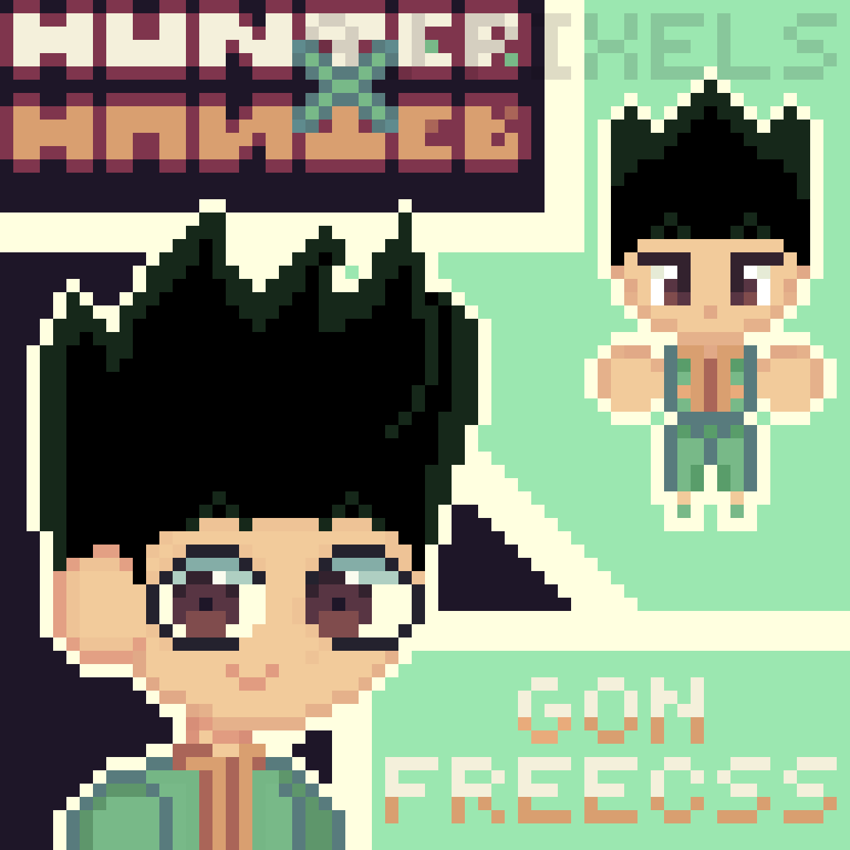 Pixilart - Hunter X Hunter by AJ-Pixels
