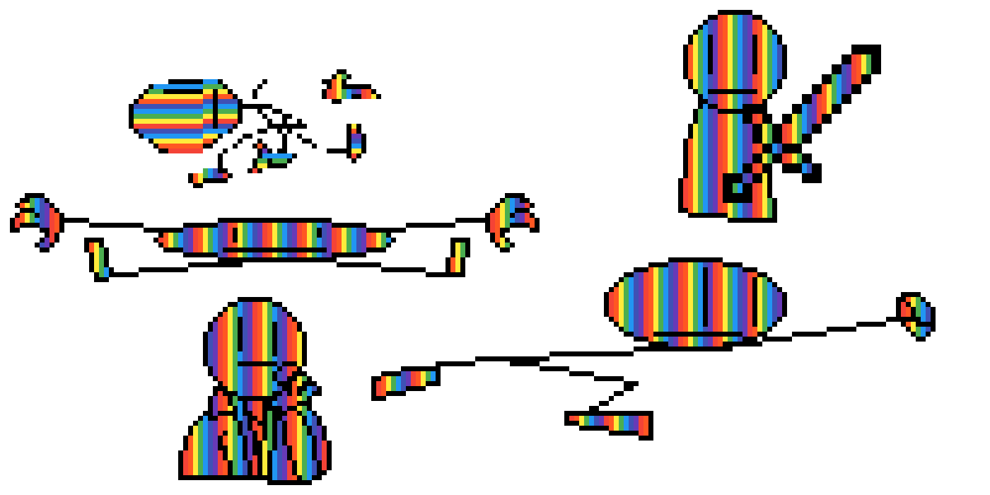 Pixilart - The best rainbow sprites by BlueboxDude
