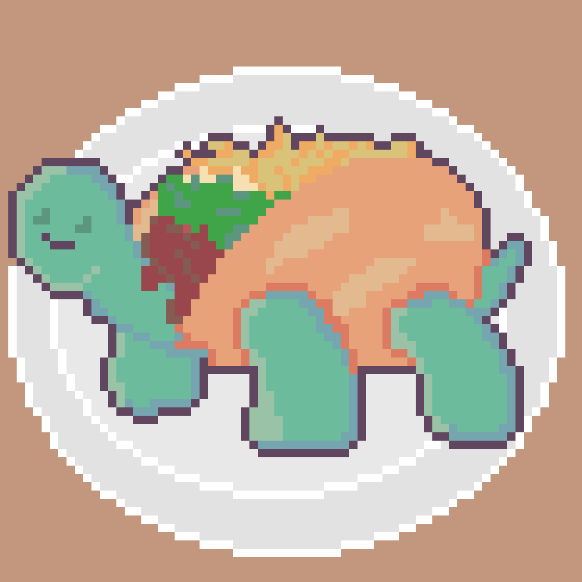 Pixilart - Taco turtle by Gatubito