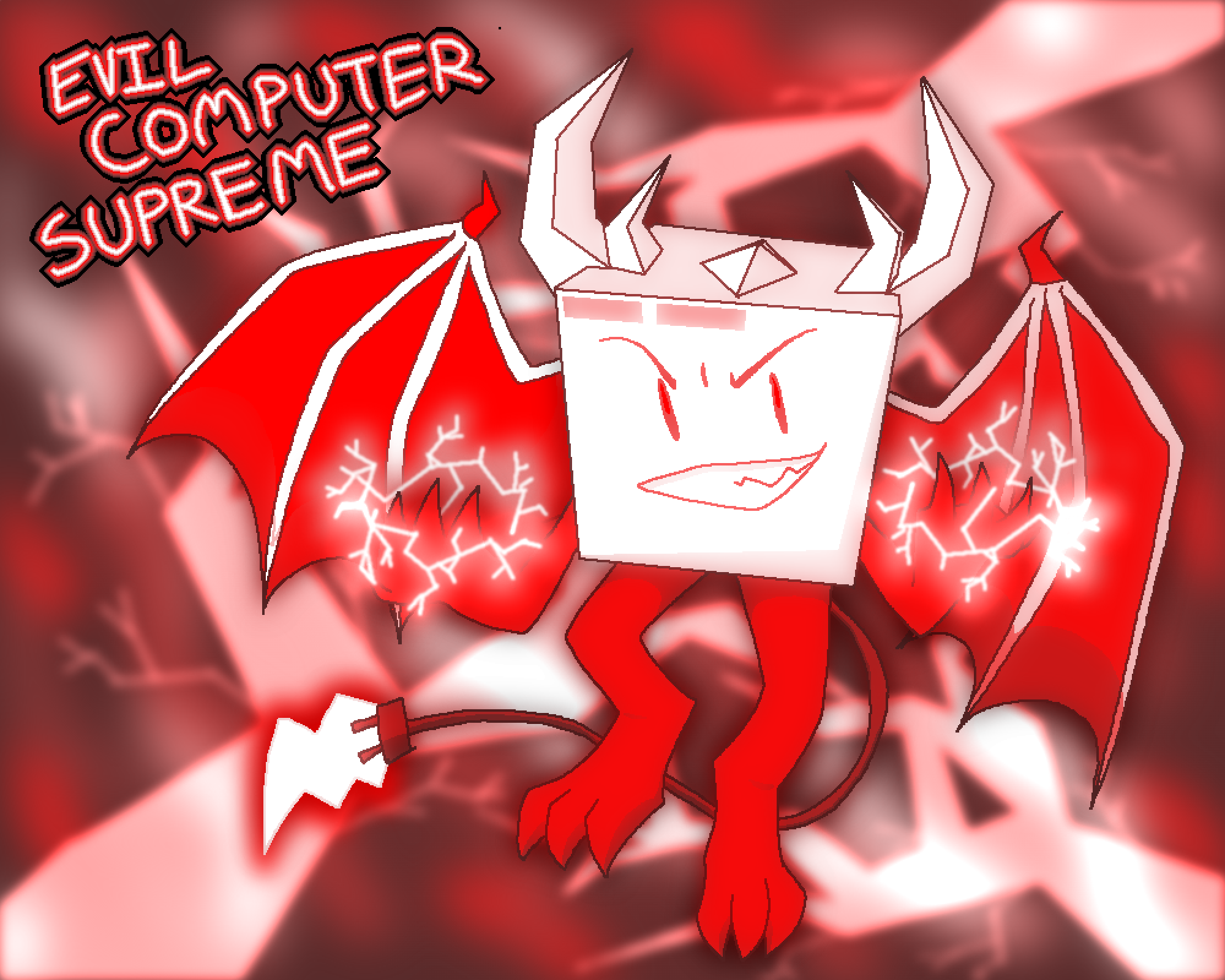 Pixilart - EVIL COMPUTER SUPREME by WingStory