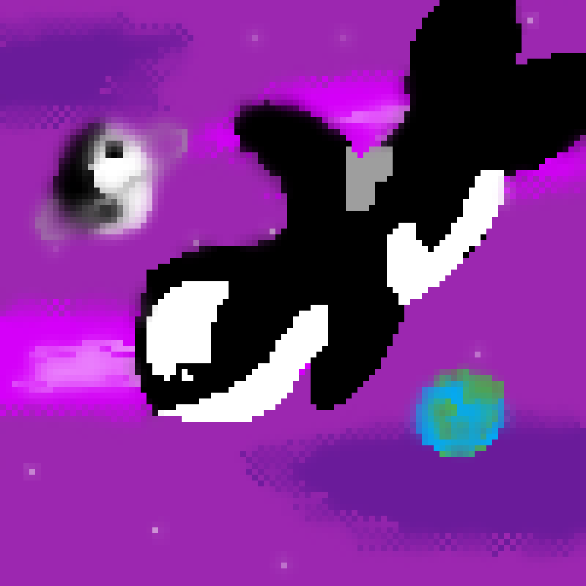 Pixilart - Space Orca by Livie4evR