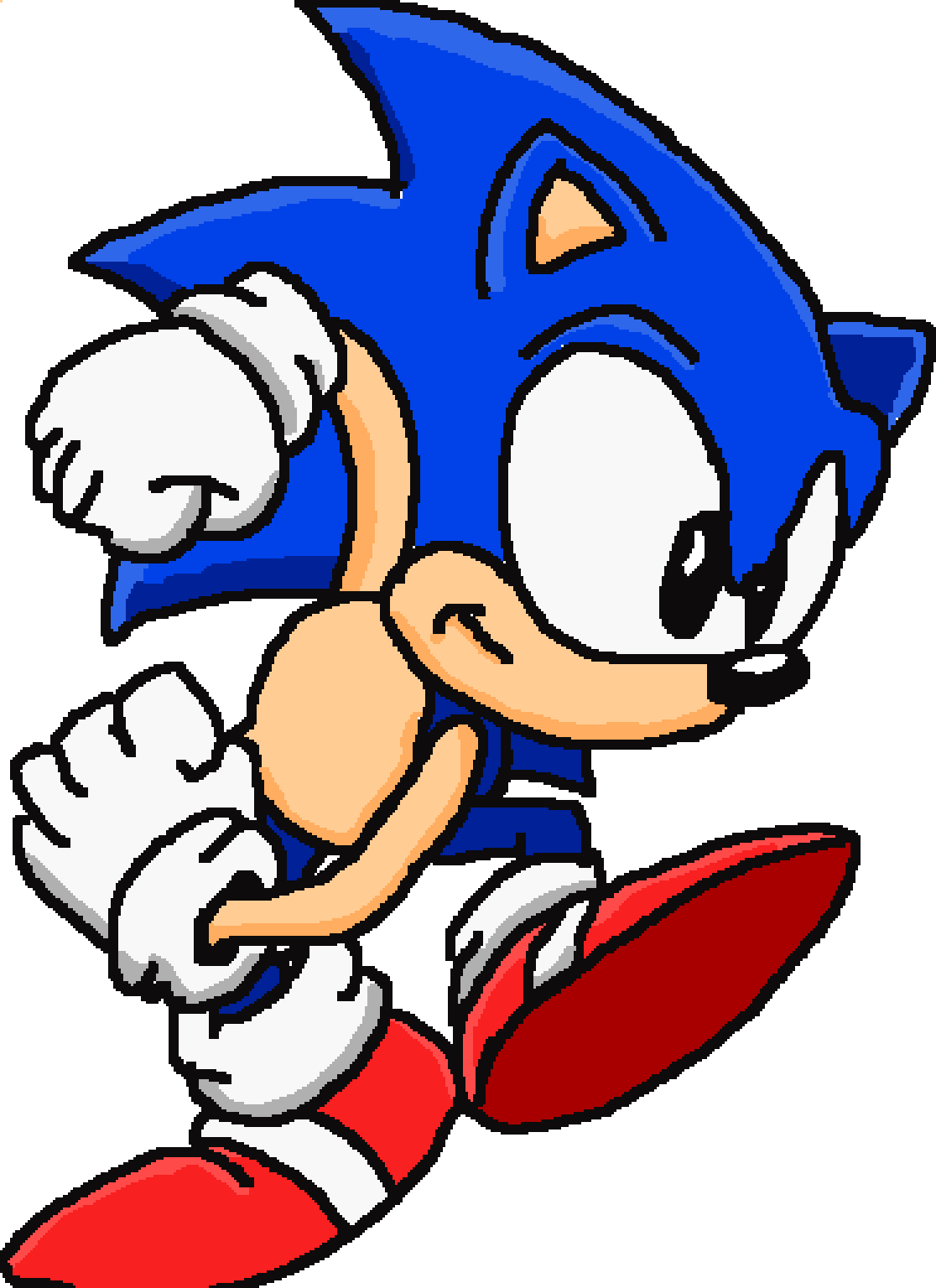 Pixilart - Sonic by Bfdi-ep-maker