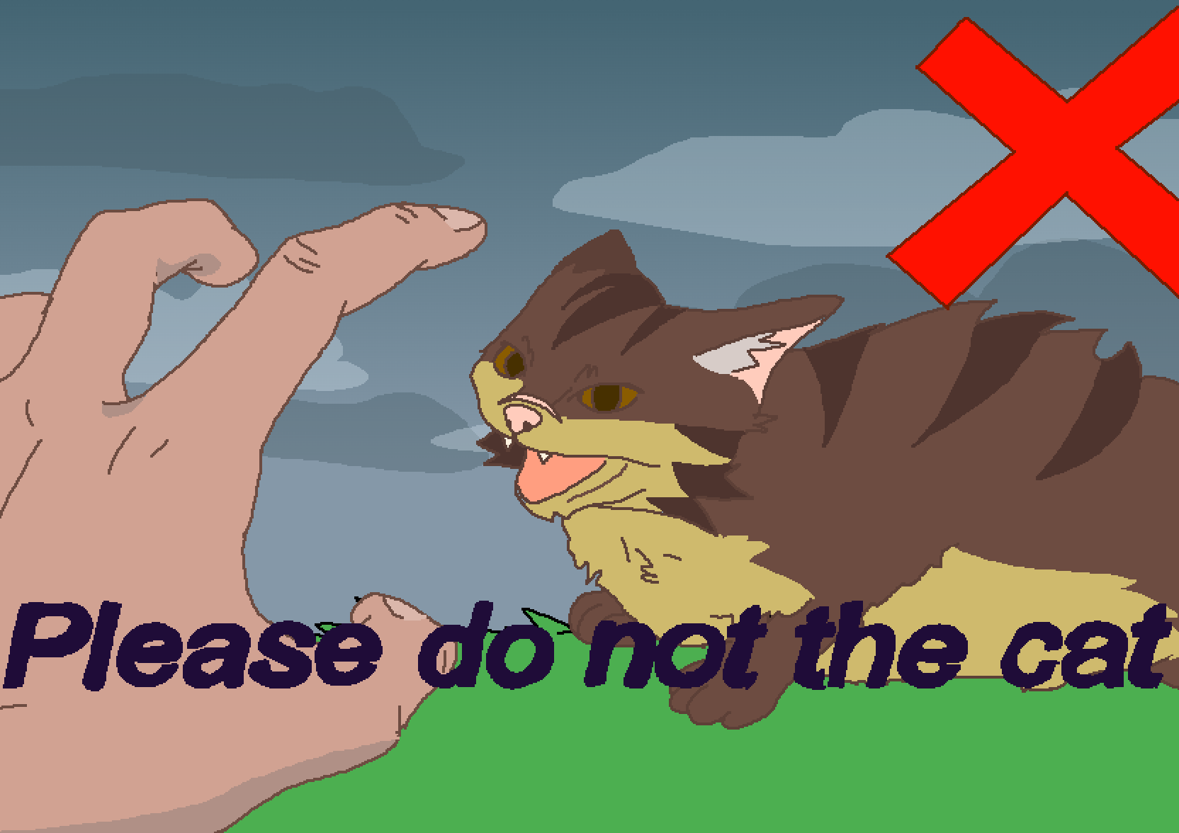 Pixilart - Please Do Not The Cat by BIRDSareCUTElol