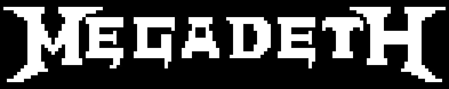 Pixilart - megadeth logo by ToneDeafBard