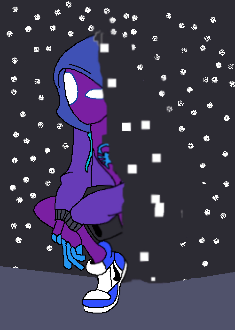 Pixilart - haf invisable spider man by xanderboy101