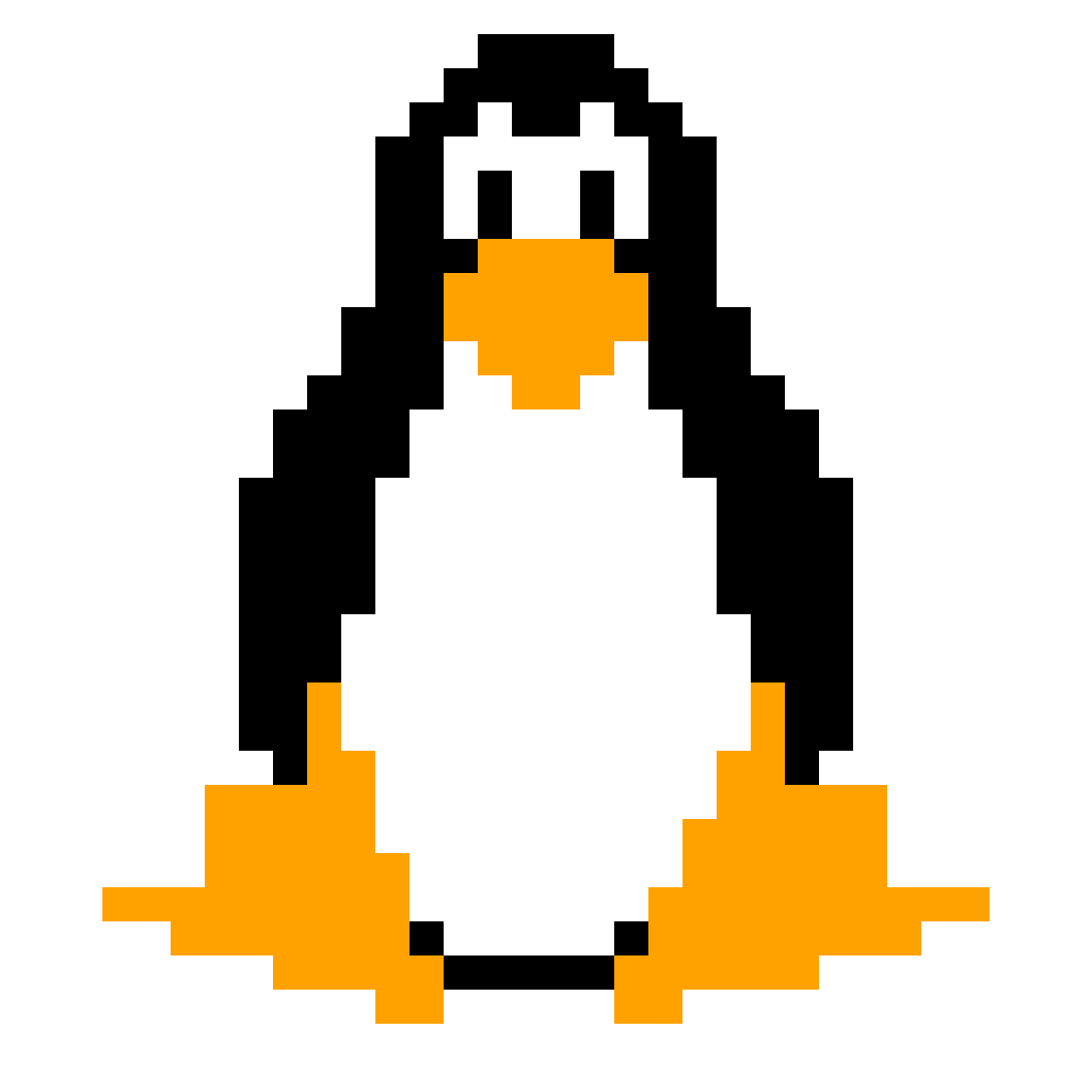 Pixilart - Linux Mascot by tstamborski