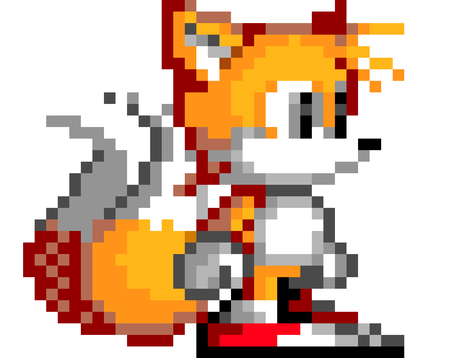Pixilart - Sonic 2 Tails Remake by ArturoVerse