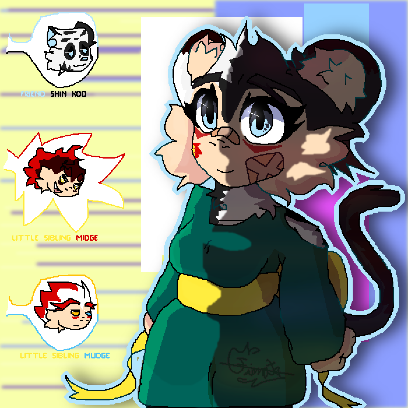 Pixilart - Milo art {first drawing} by Finatafox-queen