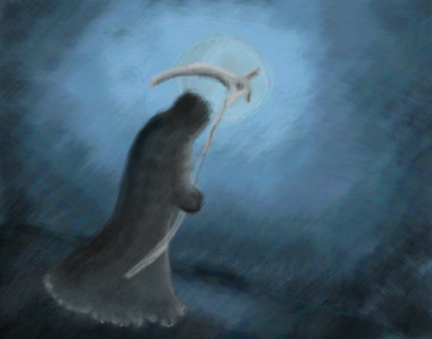 Pixilart - Blue Moon, Lieu Hue by SugarcaneTHHG