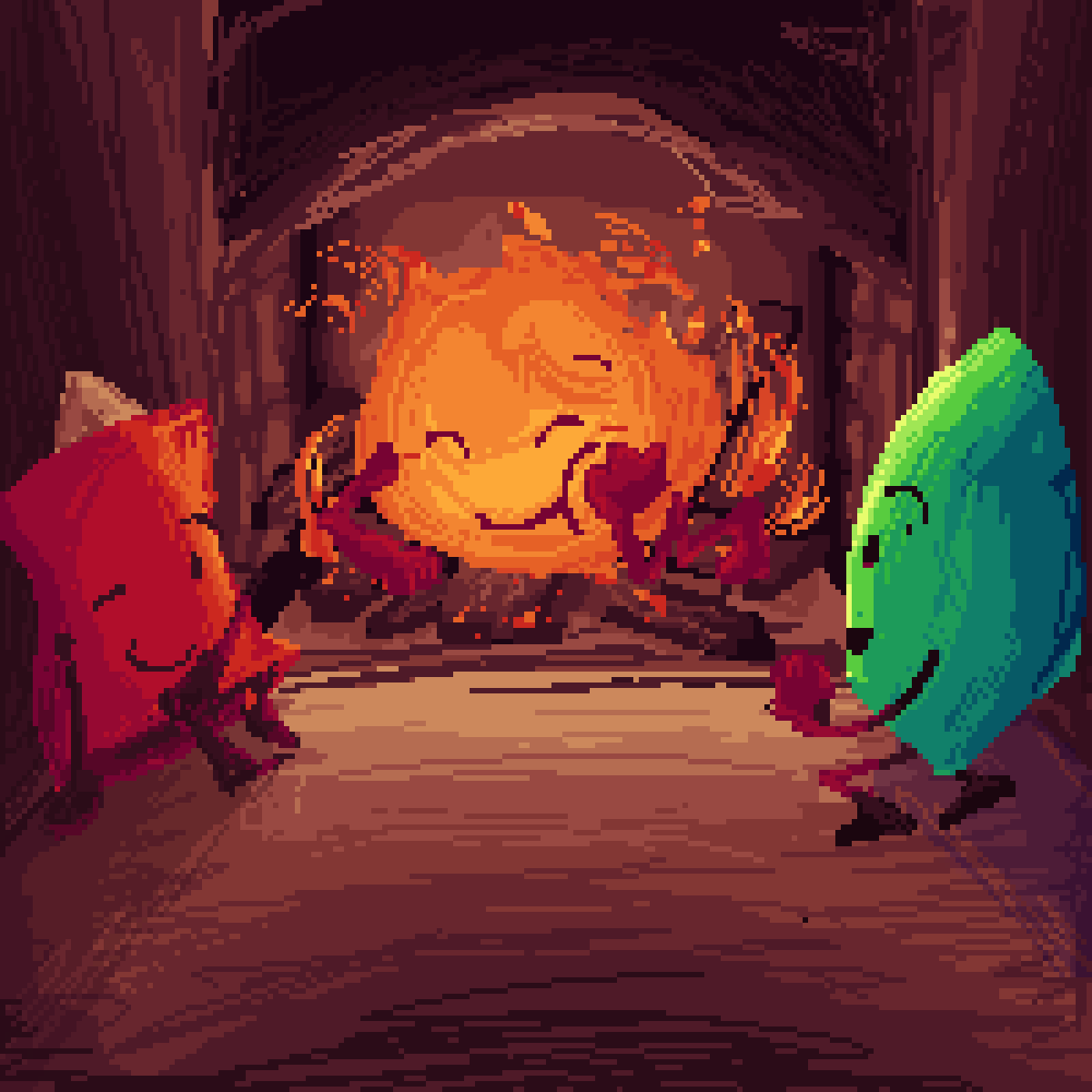 Pixilart - firey pit :p by rockybfdi2763