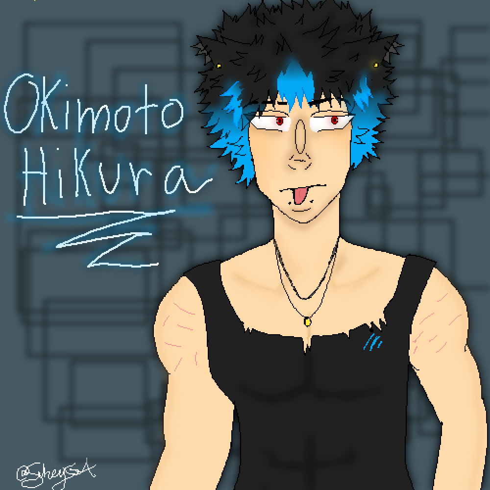 Pixilart - Okimoto Hikura by callmeOkami