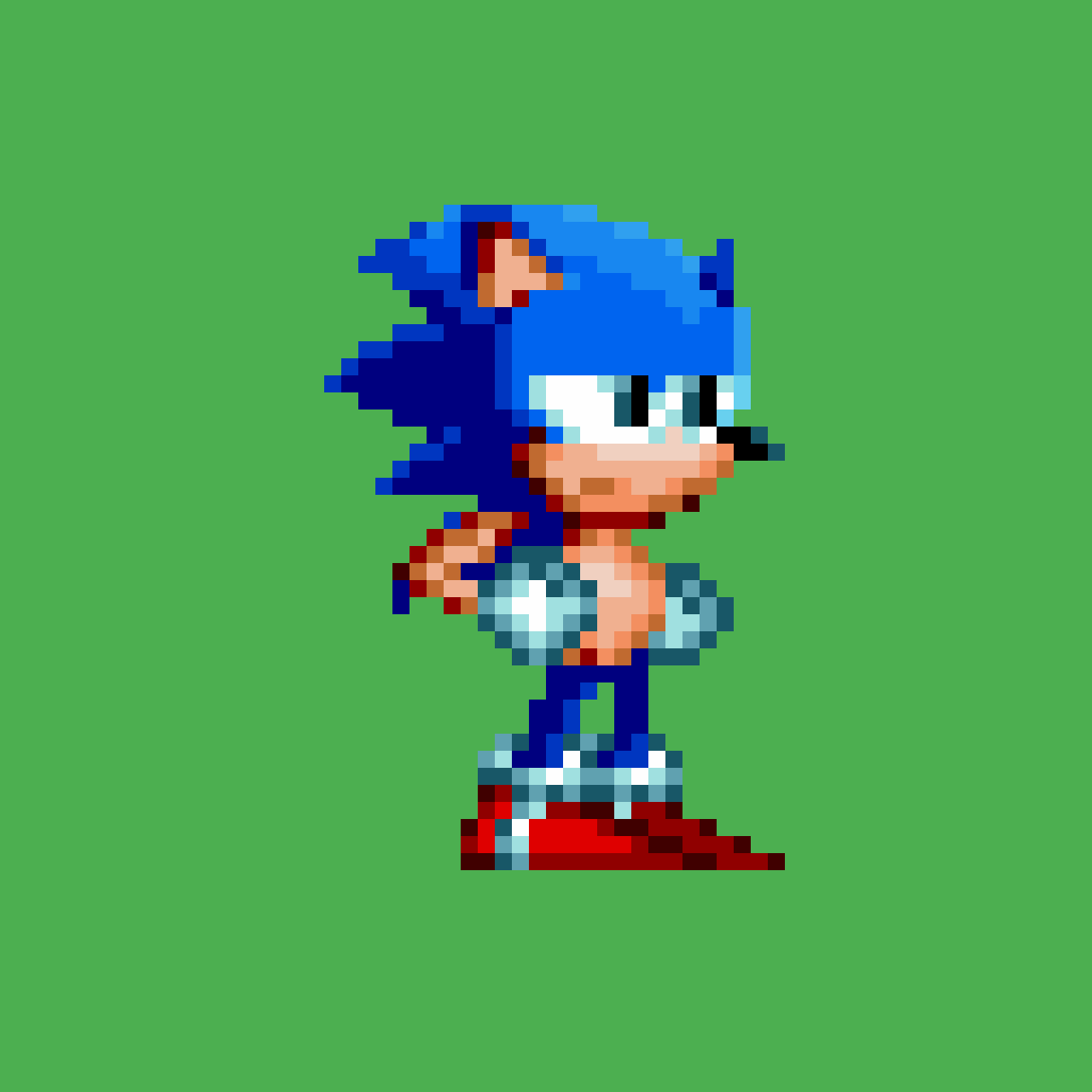 Pixilart - sonic bored sprites by BlueboxDude