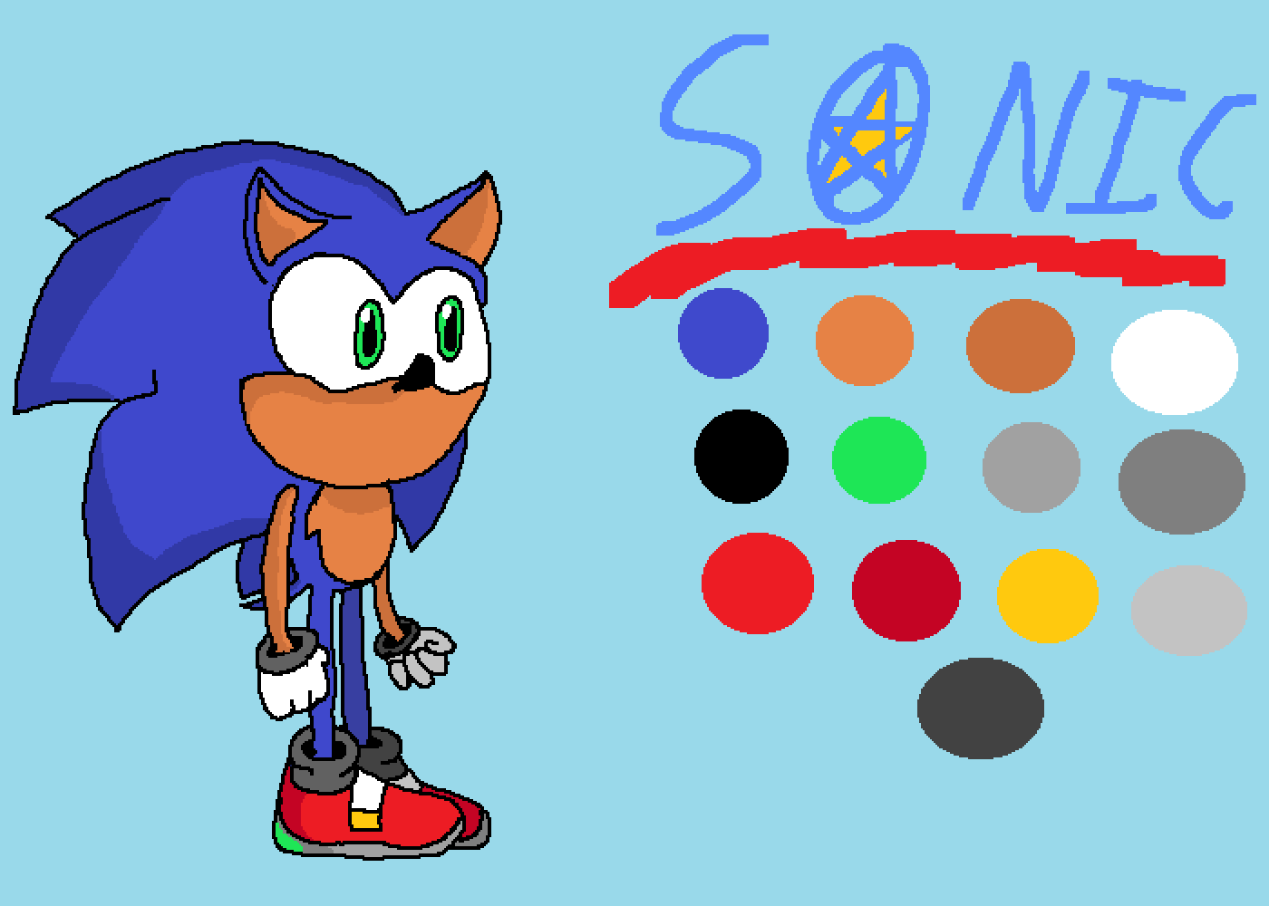 Pixilart Sonic The Hedgehog Ref By Antoniodraws 