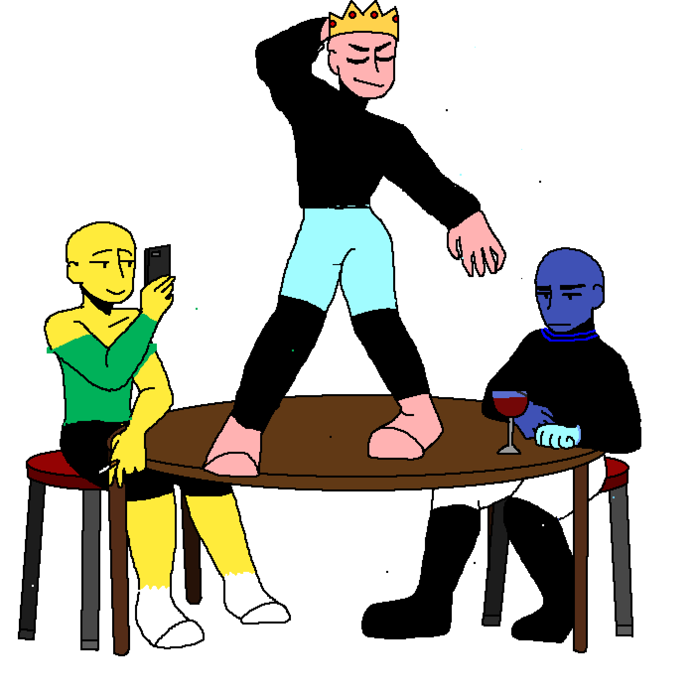 Pixilart - Drunk base by BOB-IS-BOB-ROSS