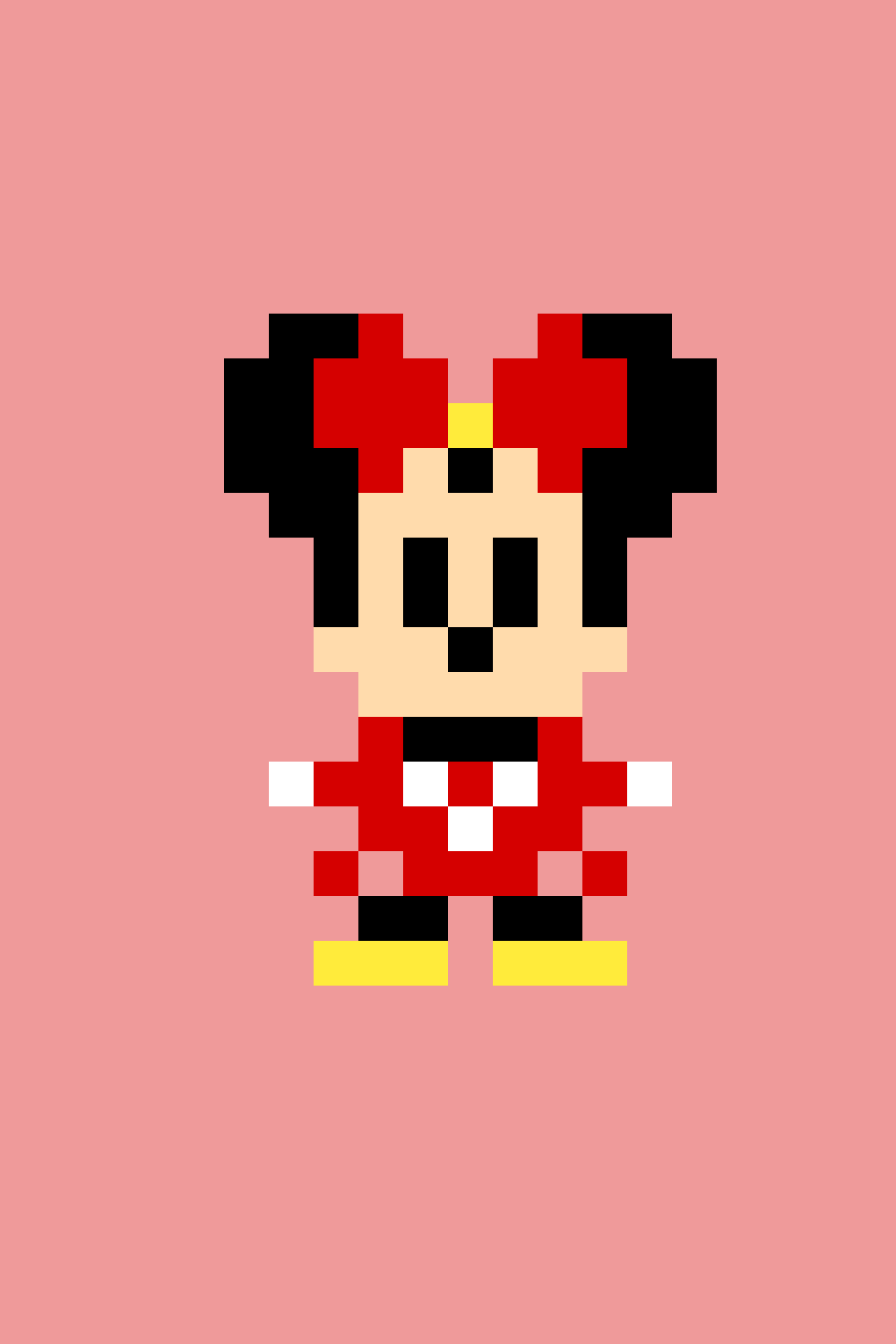 Pixilart - Minnie Mouse by TIlly0141