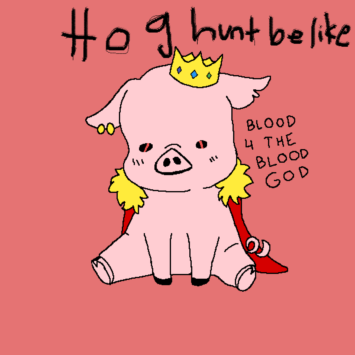 Pixilart - Techno Hog hunt by MysticalFoxX