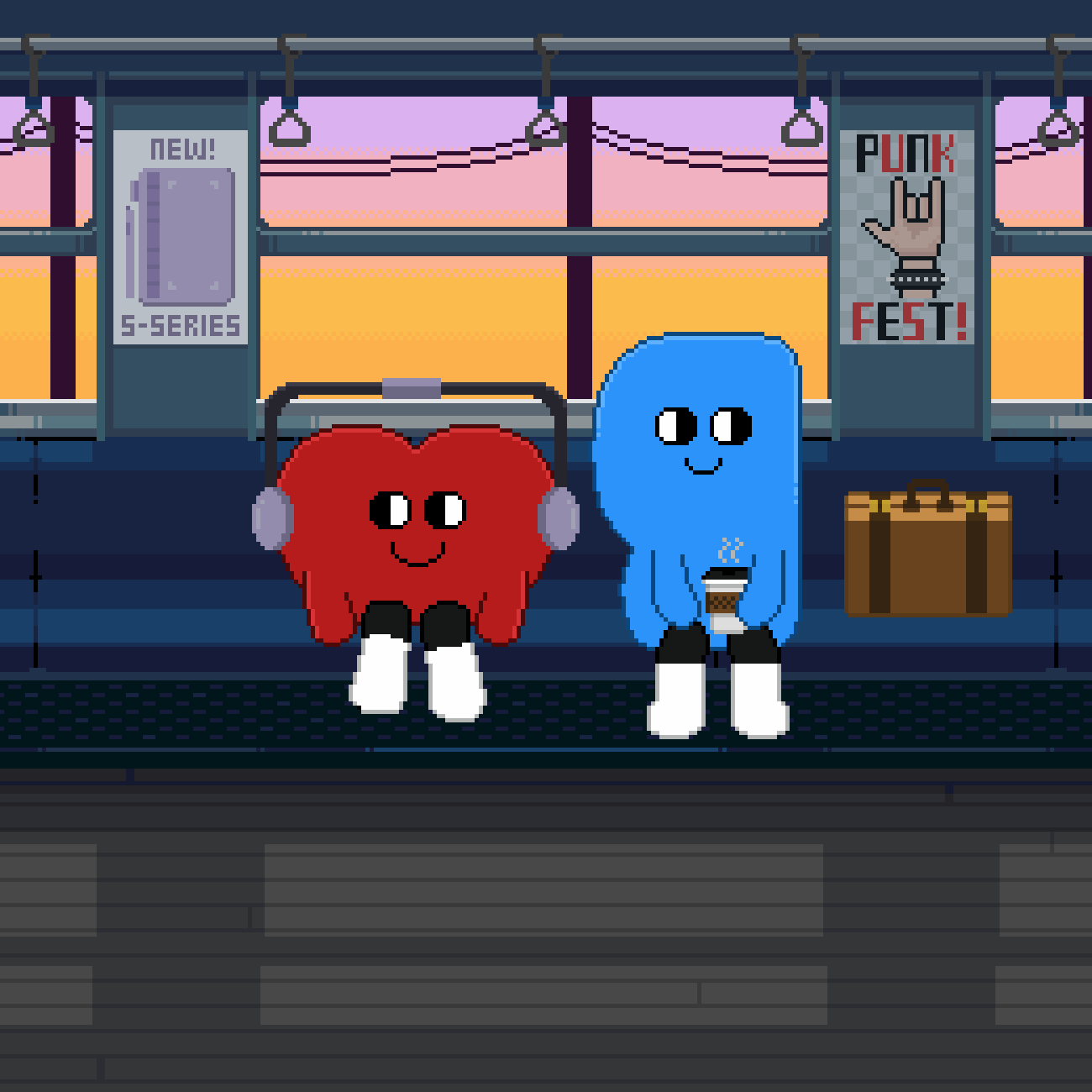 Pixilart - Morning Commute by Curry-Boy