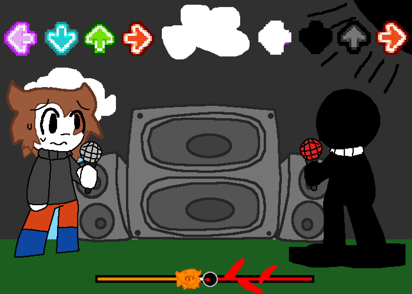Pixilart - fnf collab base by snakeuser