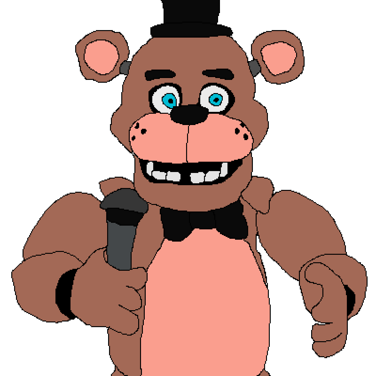 Pixilart - Freddy Fazbear Base by vorby