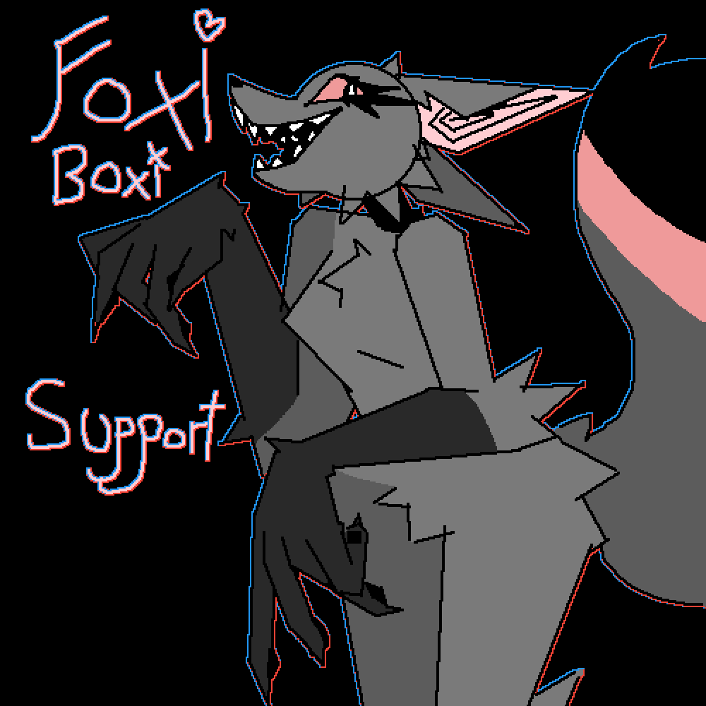 Pixilart - Foxi boxi inspired art :) by RosesAreyas